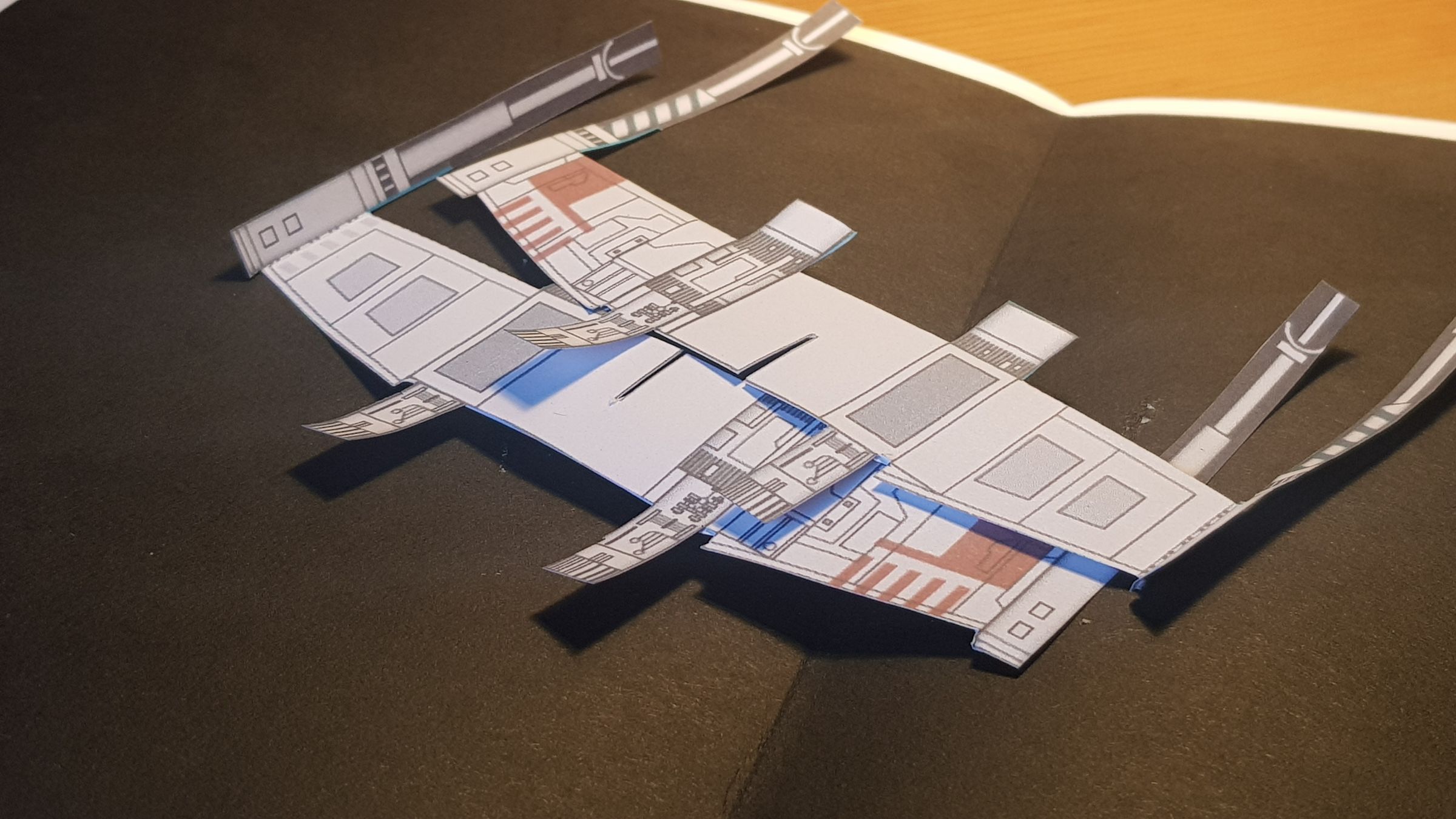 Pop Up X-Wing Card : 4 Steps - Instructables