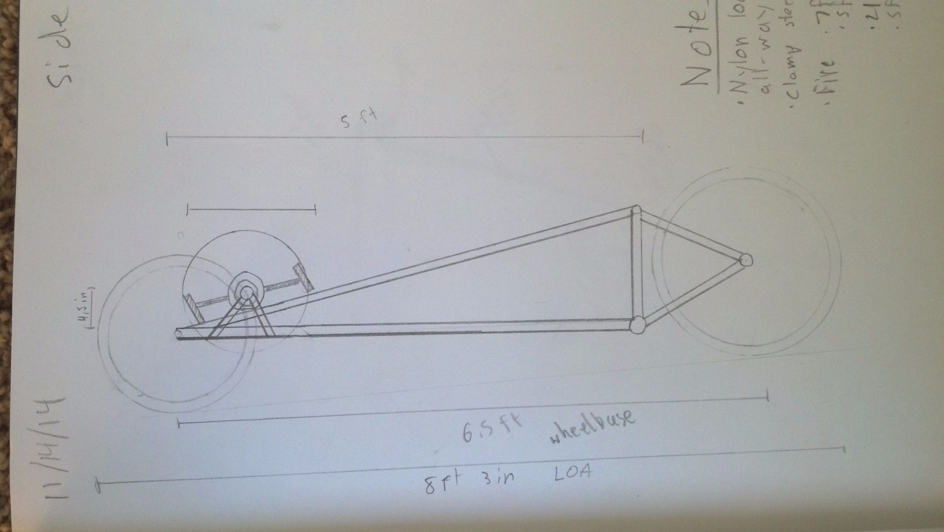 Three Wheel Bike Kinetic Sculpture : 12 Steps (with Pictures ...