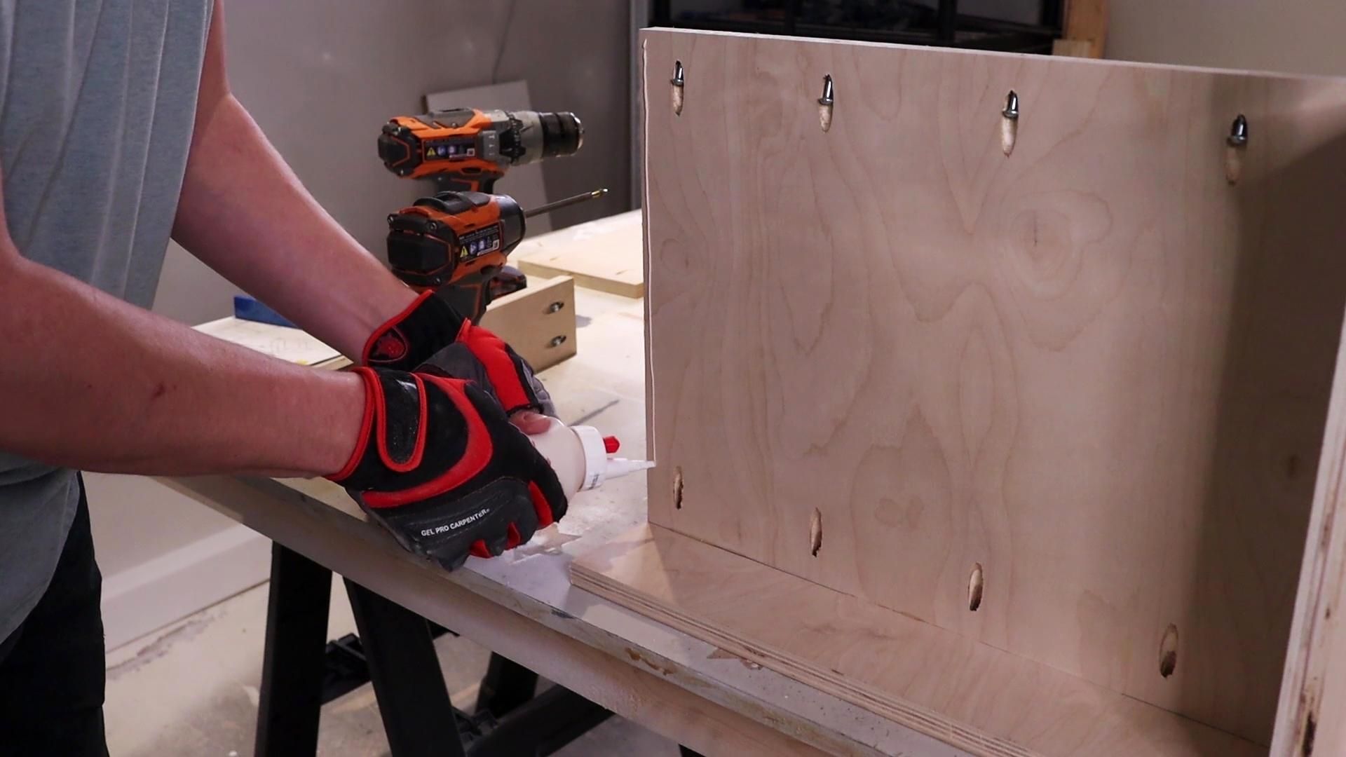 DIY Computer Desk | Cable Management, Storage, LED's : 13 Steps (with ...