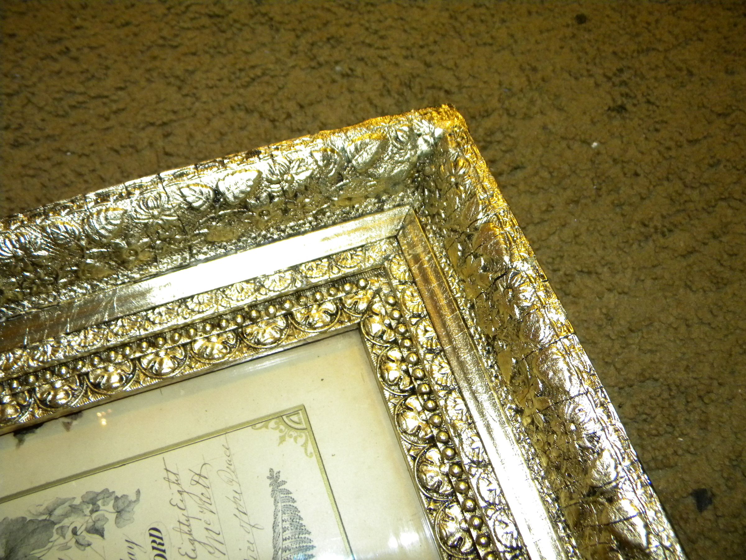 Vintage Plaster and Gold Frame Restored : 9 Steps - Instructables