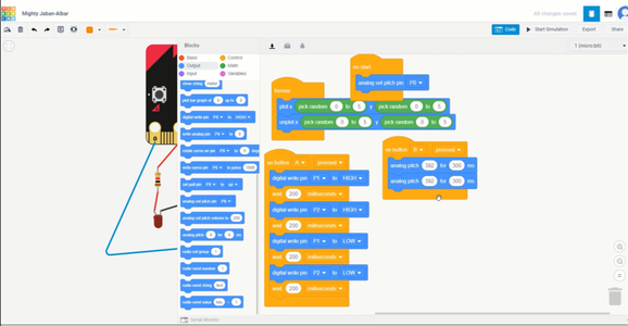 Sound & LED Microbit Using Tinkercad Bunyi & LED Microbit Di Aplikasi ...