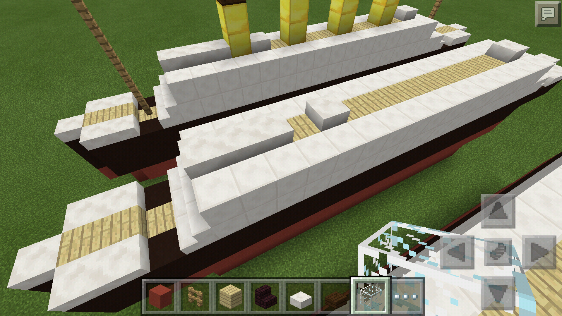 Minecraft Titanic Inside