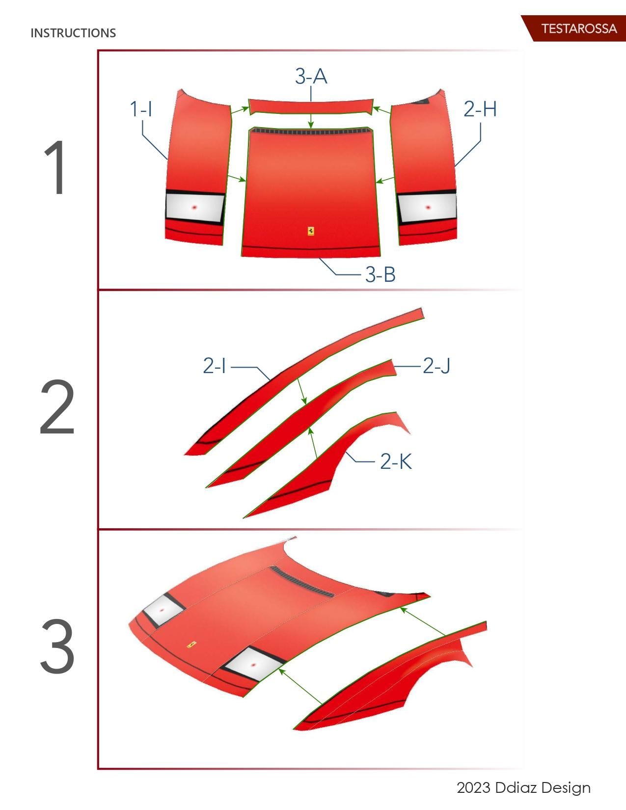 Ferrari Testarossa DIY Paper-Craft - Instructables