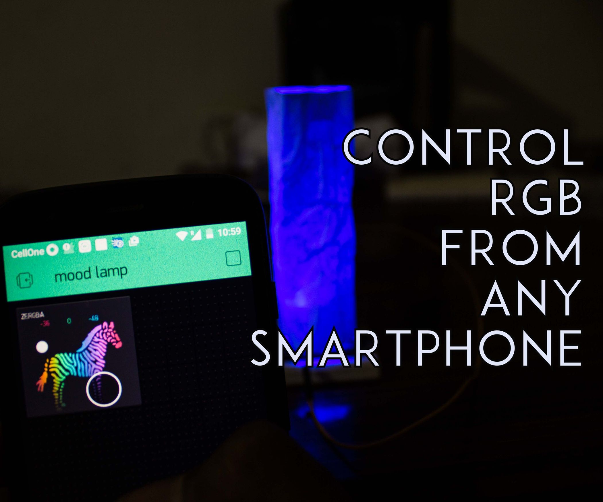 SmartPhone Controlled RGB MOOD Light V2.0 : 7 Steps (with Pictures) - Instructables