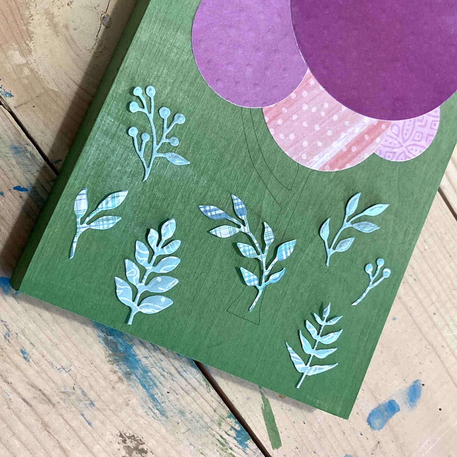 Mixed Media Summer Circle Tree Art : 15 Steps (with Pictures ...