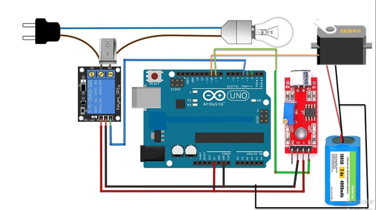 Arduino Automated Room With Pov Display 8 Steps With Pictures