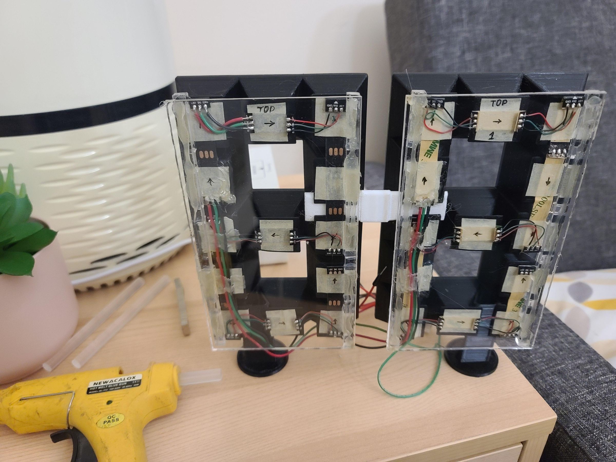 TimeSlice: a Dual 13-Segment Display Clock : 10 Steps (with Pictures ...