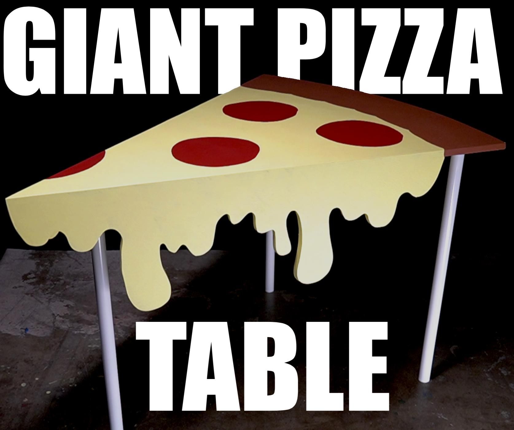 Giant Pizza Table : 13 Steps (with Pictures) - Instructables