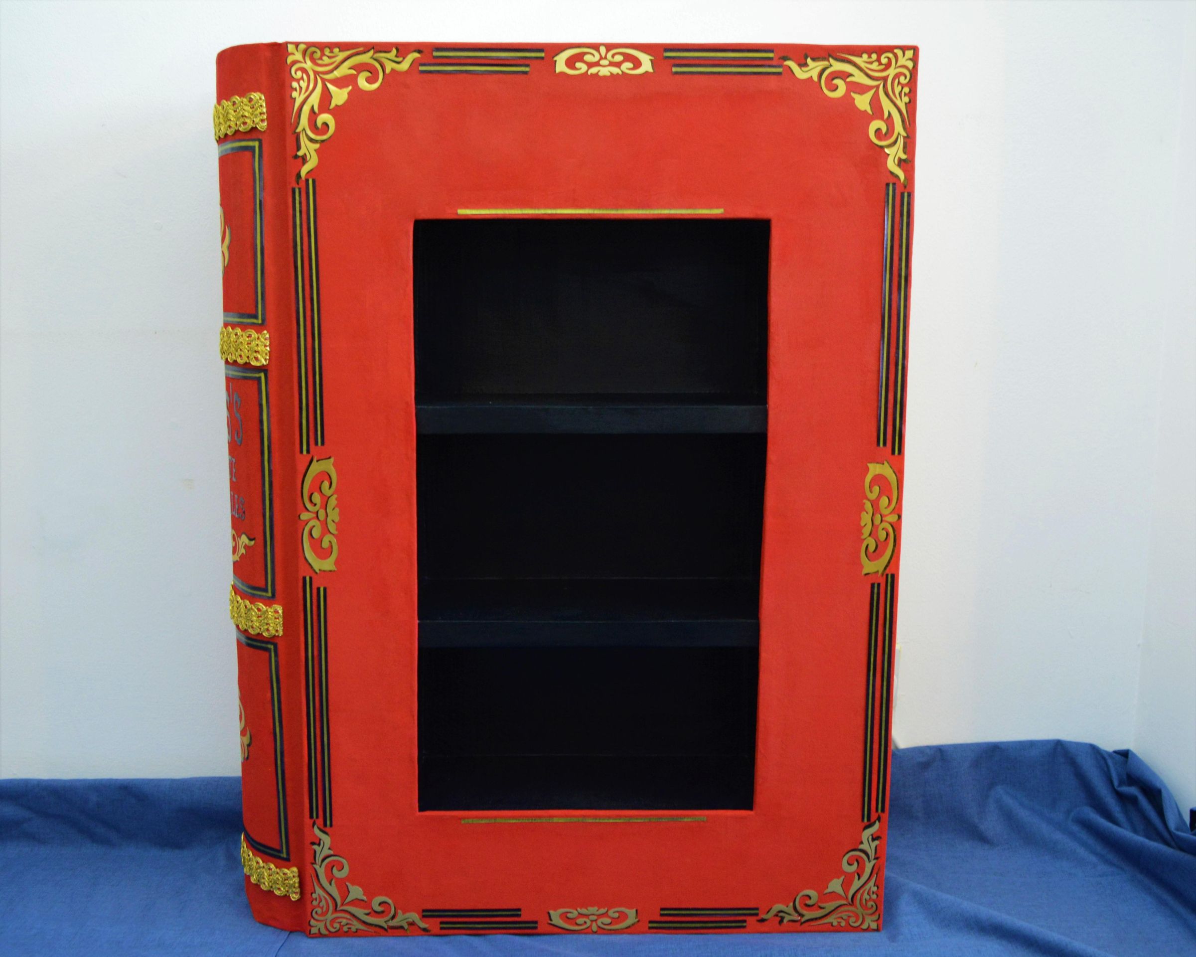 Giant Book- Bookcase (Made Entirely Out of Cardboard) : 14 Steps (with ...