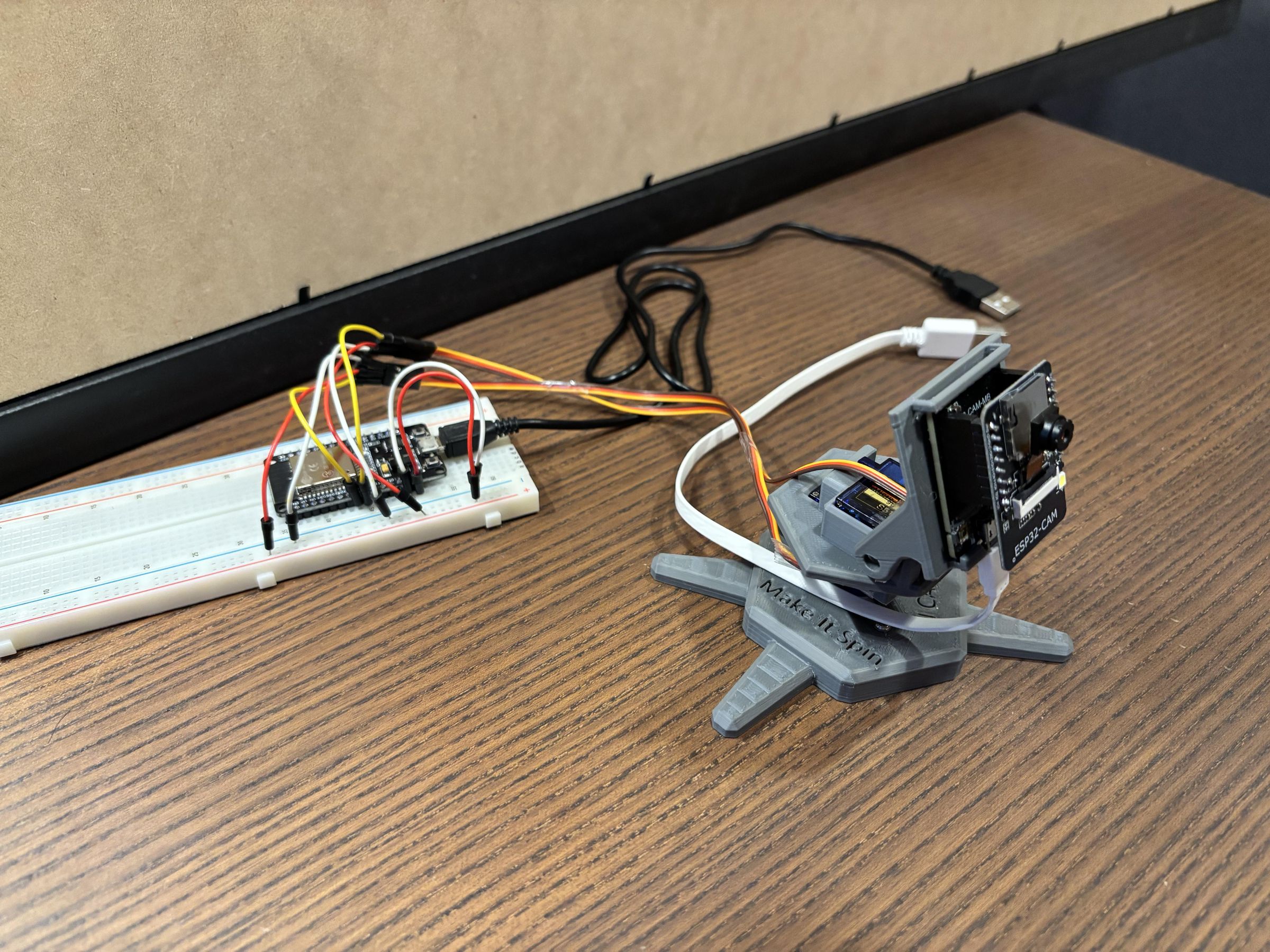 ESP32 Turret: Face Tracking + Live Wi-Fi Stream : 8 Steps (with ...