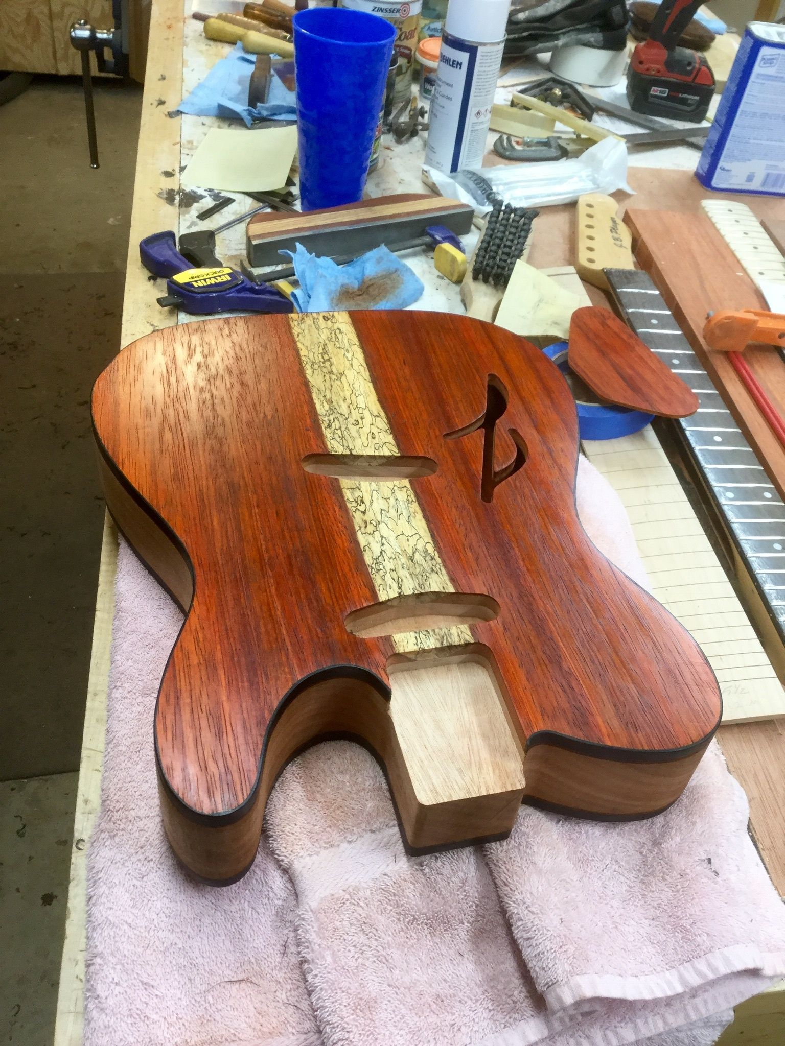 Building a Guitar: Telecaster Thinline : 12 Steps (with Pictures ...