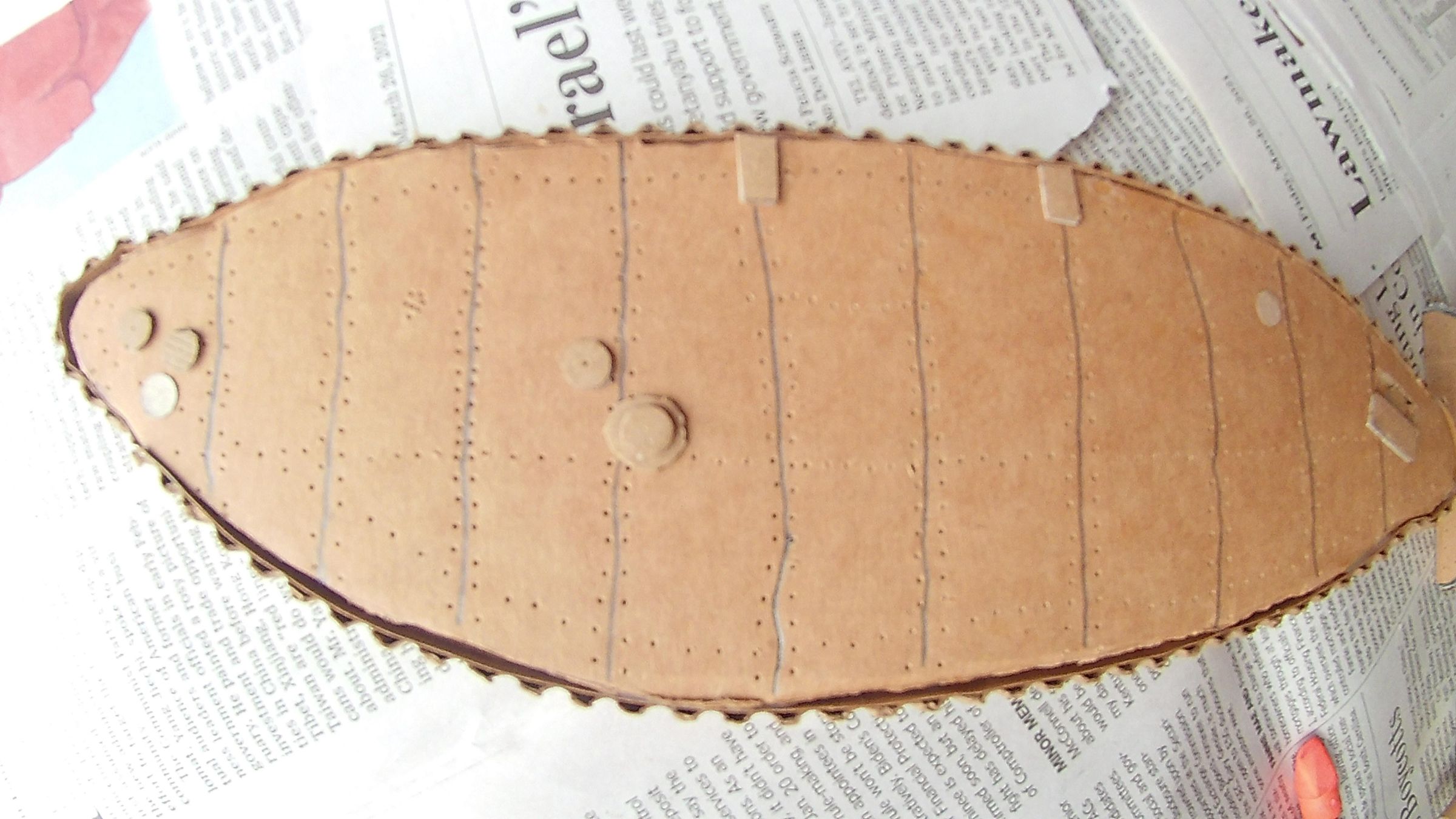 Cardboard Model Mark IV British Tank : 10 Steps (with Pictures ...