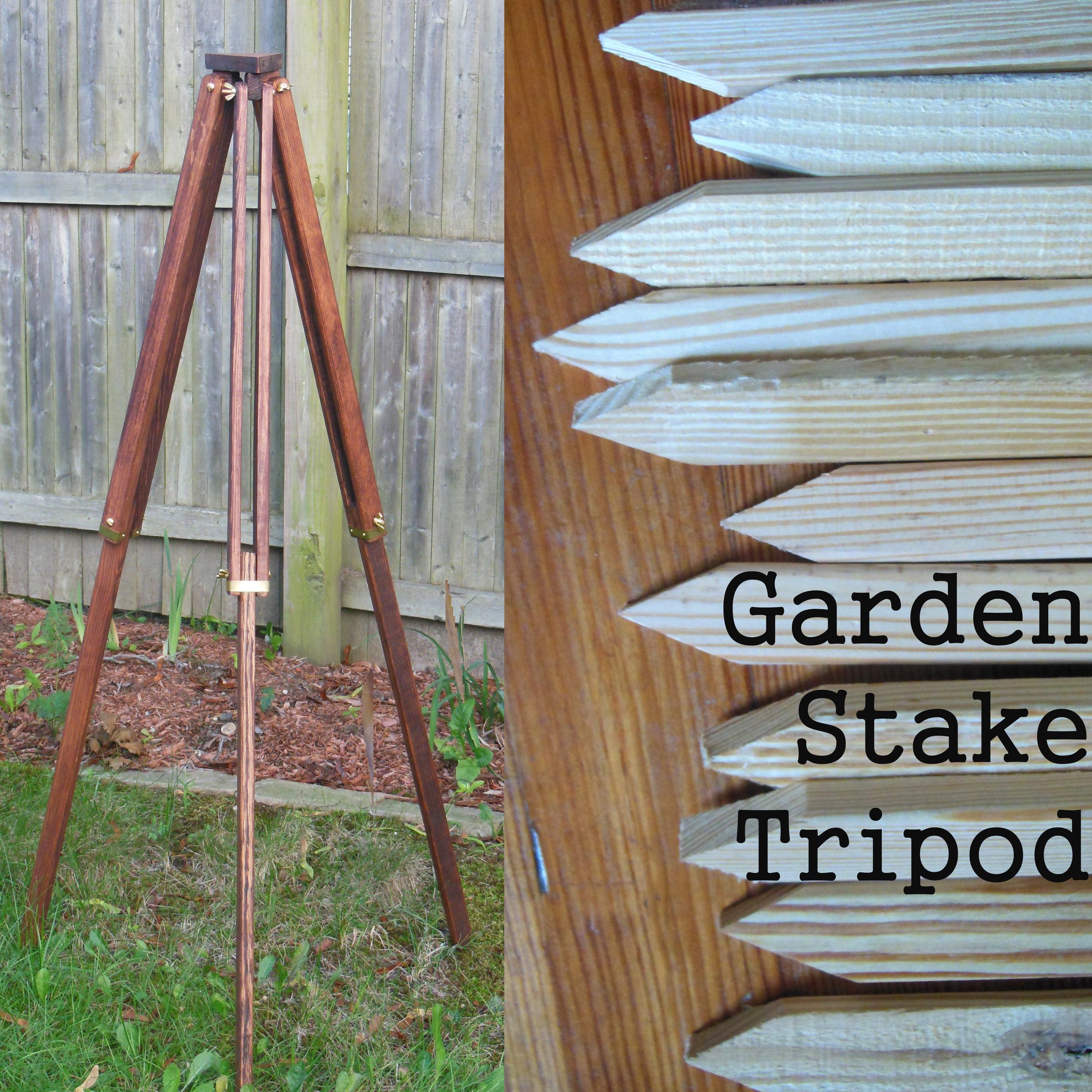 Vintage Style Garden Stake Tripod : 11 Steps (with Pictures ...