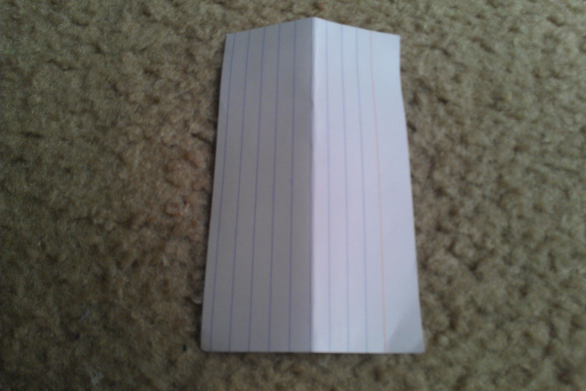 Index Card Airplane-the Dart : 3 Steps - Instructables