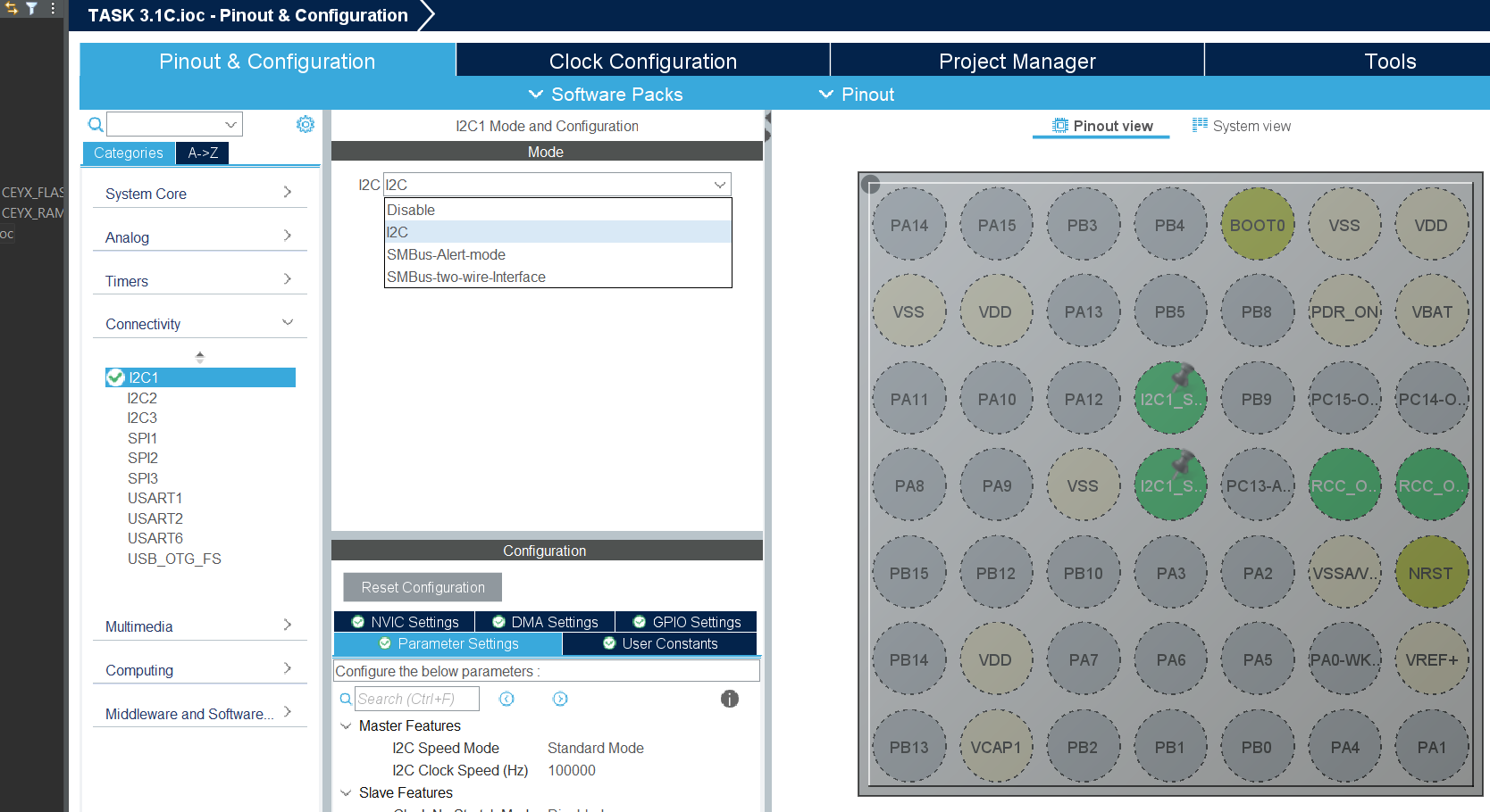 Printing "YOUR NAME" on LCD Using I2C Interface With STM32F401CE : 14 ...