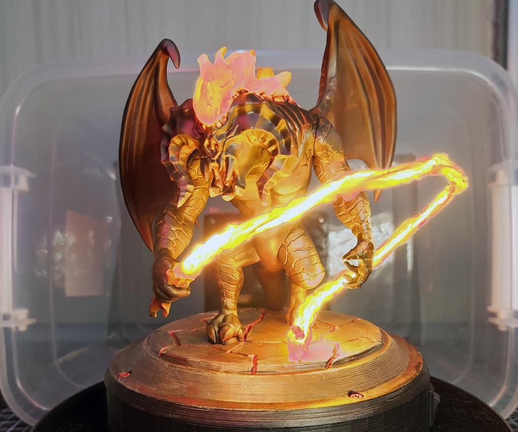 Balrog Glowing Flames : 9 Steps (with Pictures) - Instructables