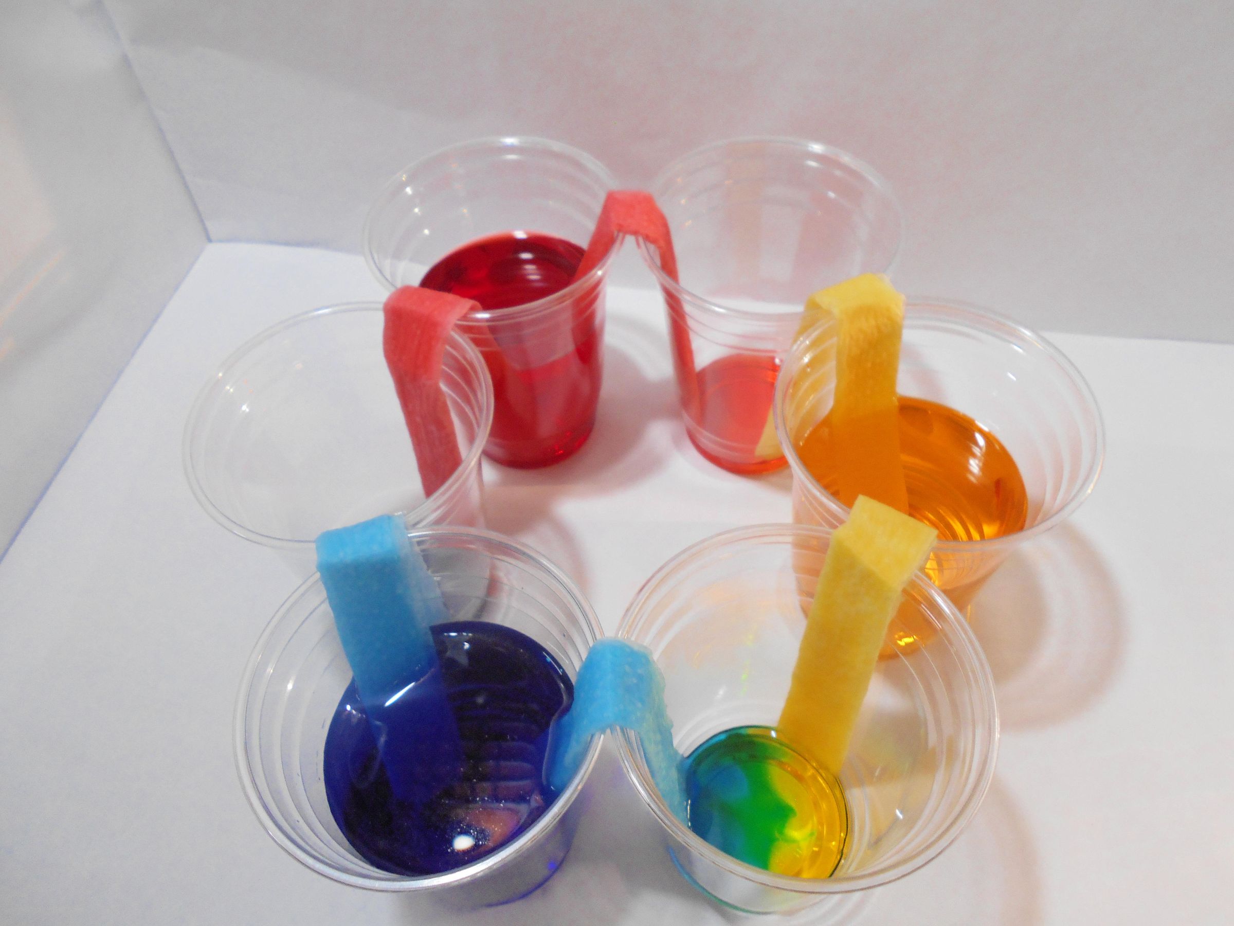 Easy Magical Walking Rainbow Experiment : 5 Steps (with Pictures ...