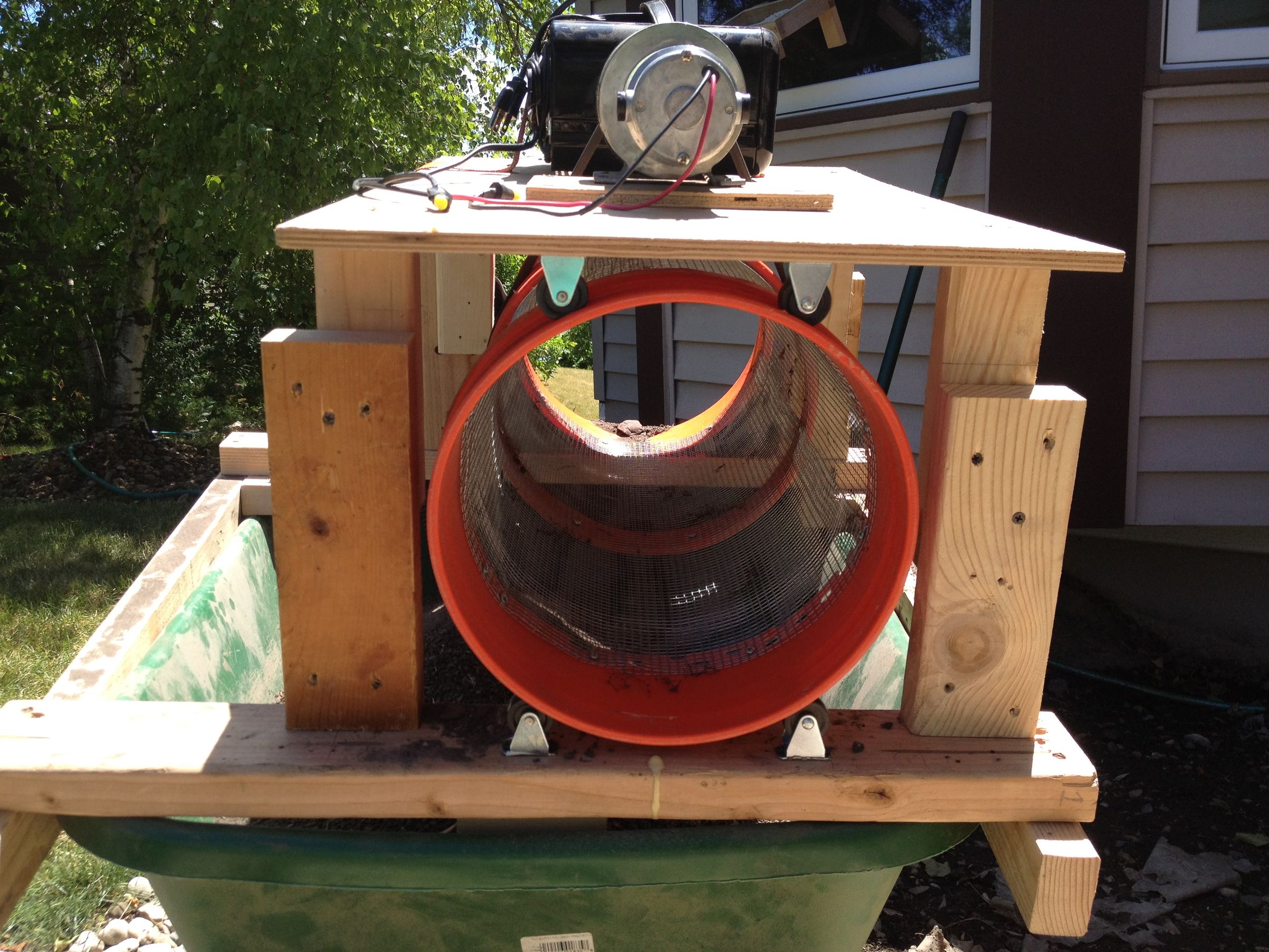 Powered Wheelbarrow Trommel (with Pictures) - Instructables