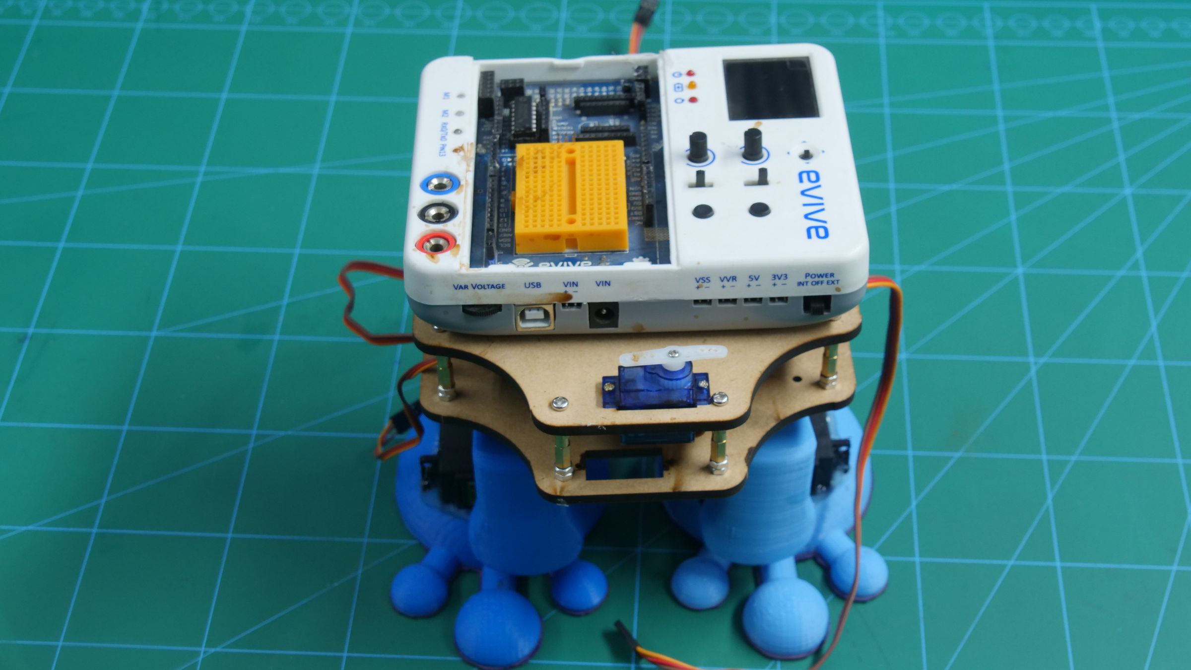 Autonomous Biped Robot Using Arduino Based Embedded Platform : 10 Steps ...
