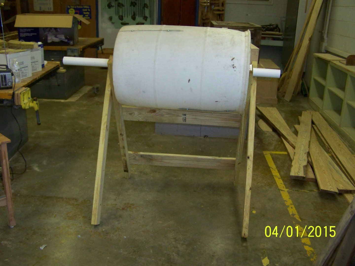 Rotating Bin Composter : 11 Steps (with Pictures) - Instructables