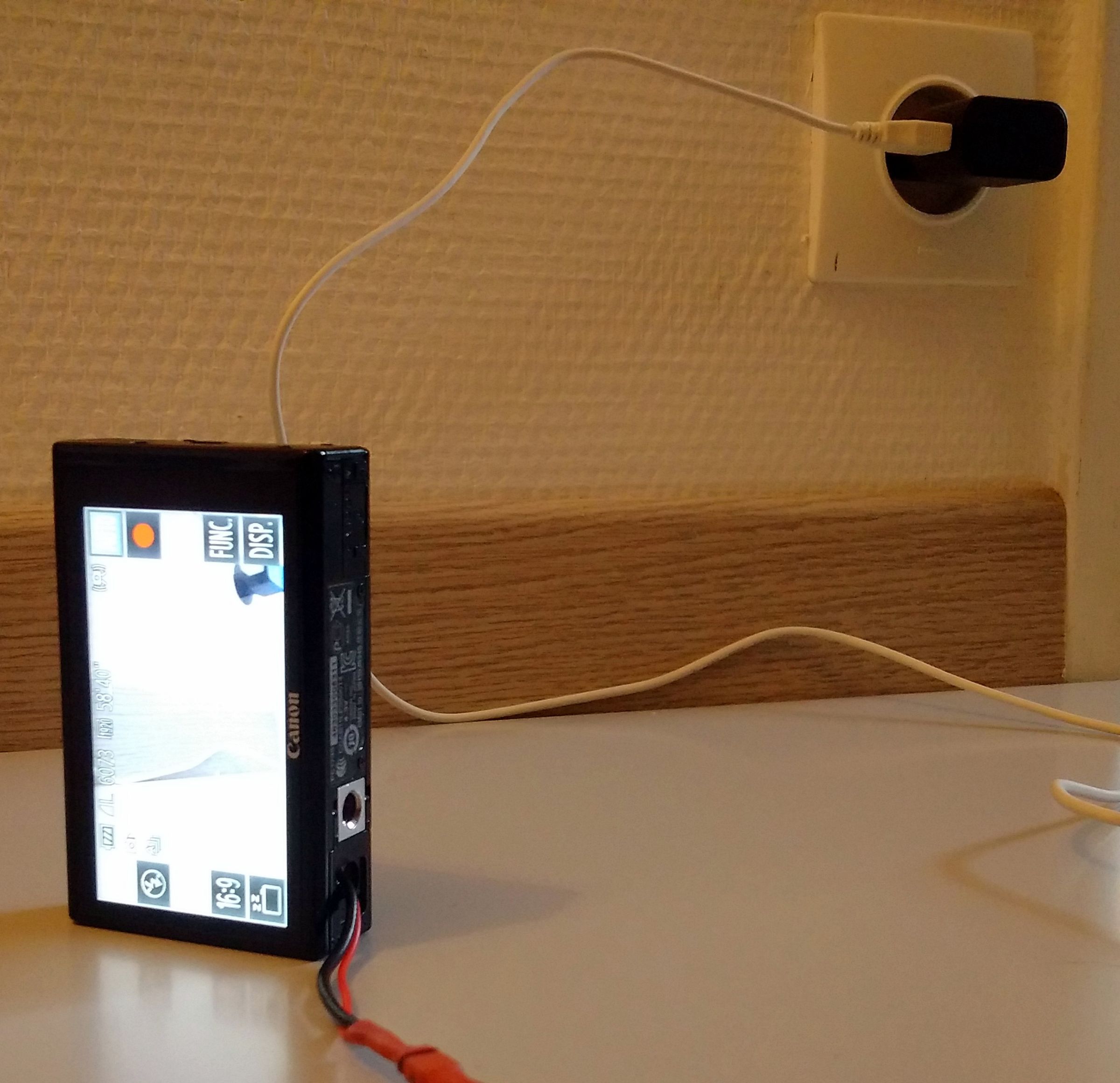 Digital Camera Power From USB or Wall Outlet (Canon 500HS 510HS or ...