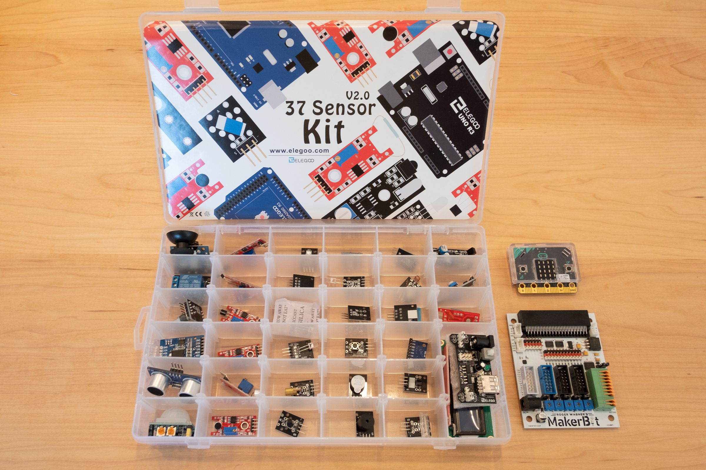 How to Detect Motion With Roger Wagner's MakerBit and the Elegoo 37 ...