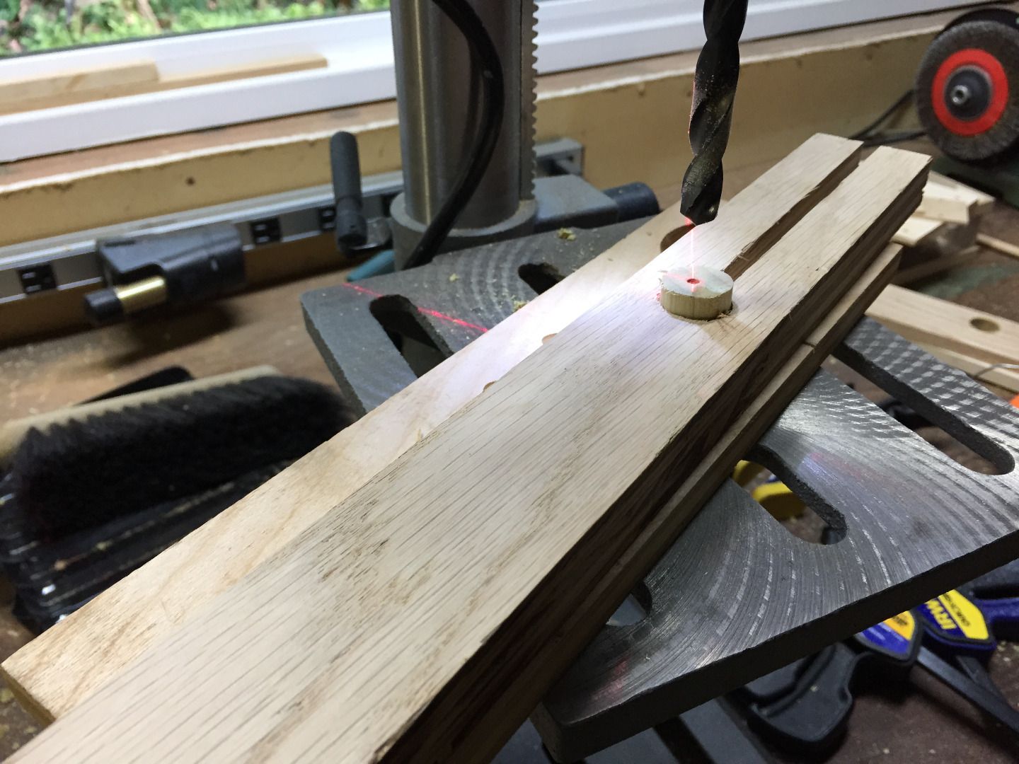 Drill a Hole Lengthwise Through a Dowel : 3 Steps (with Pictures ...