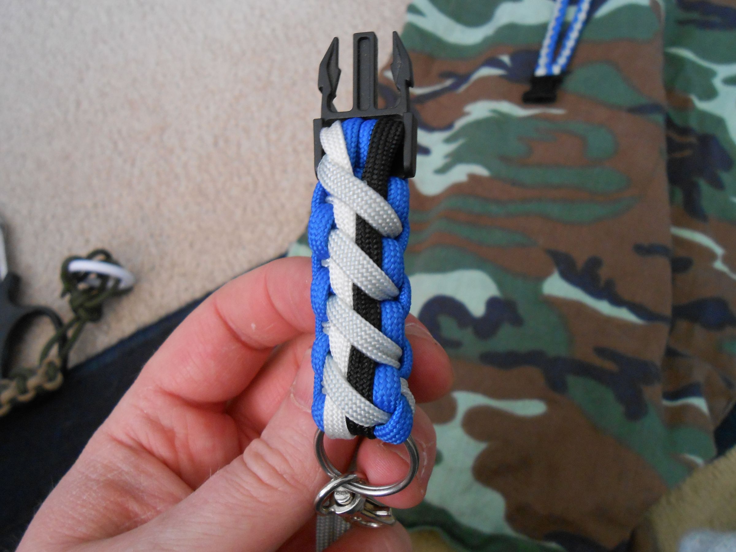 Break Away Paracord Lanyard With Side Release Buckle and Swivel Snap ...