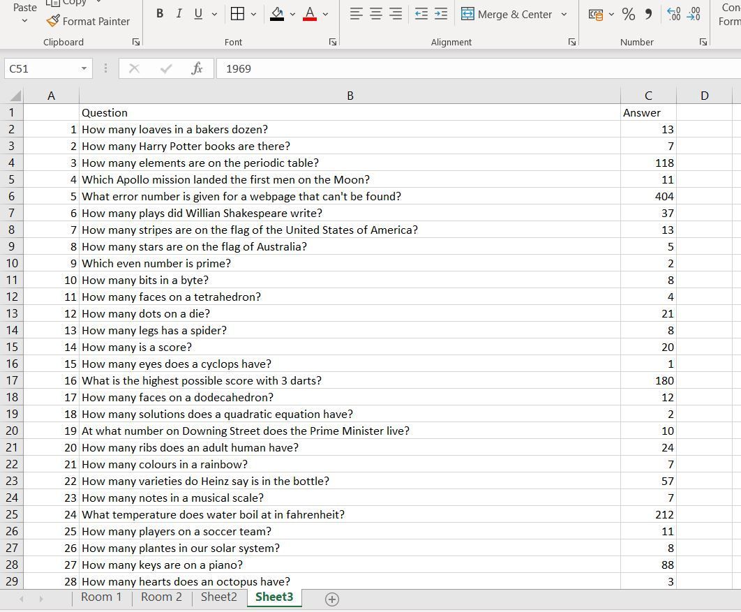 Escape the Sheet (Excel Puzzle) : 5 Steps (with Pictures) - Instructables
