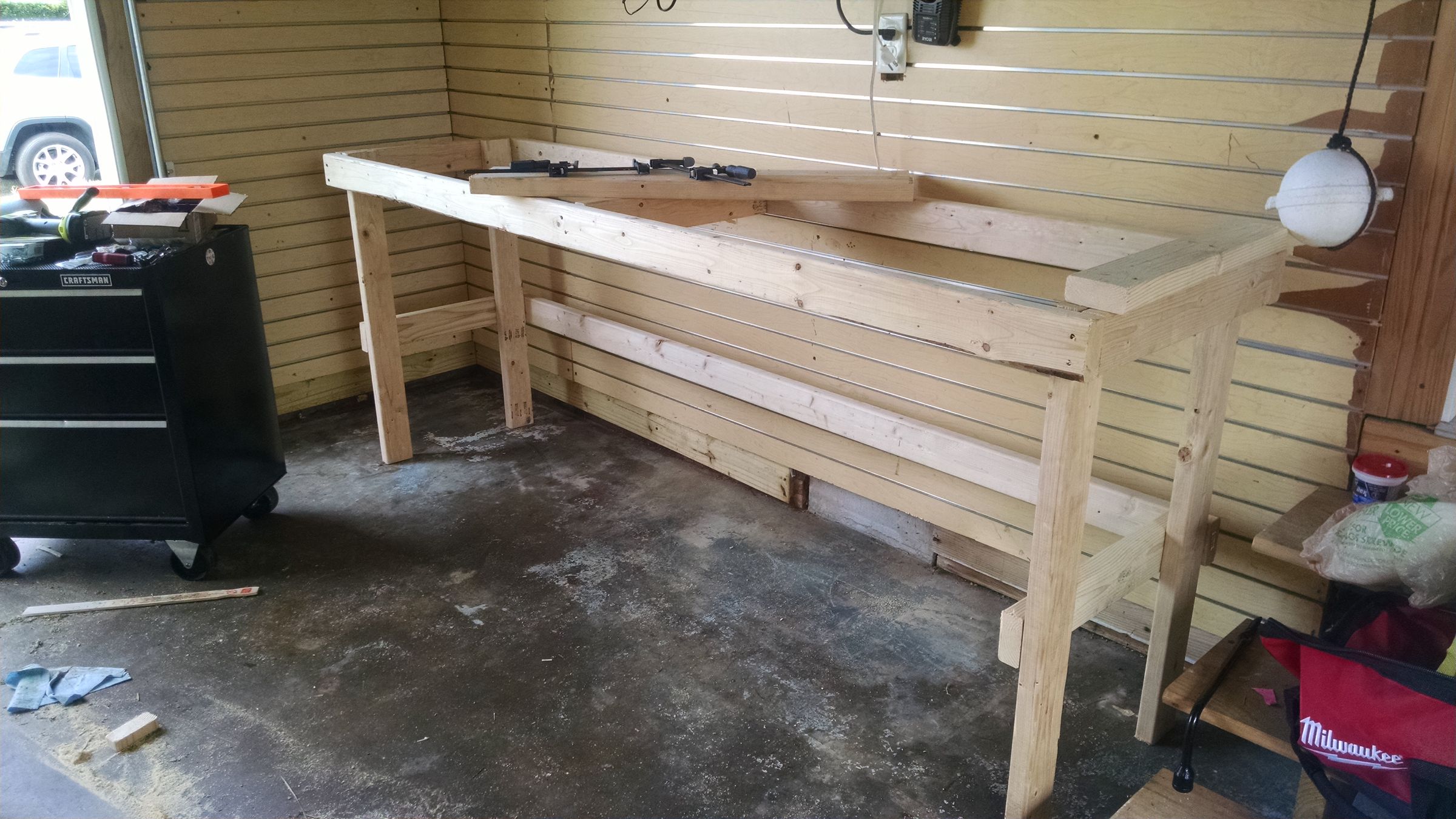 Garage Workbench : 5 Steps (with Pictures) - Instructables