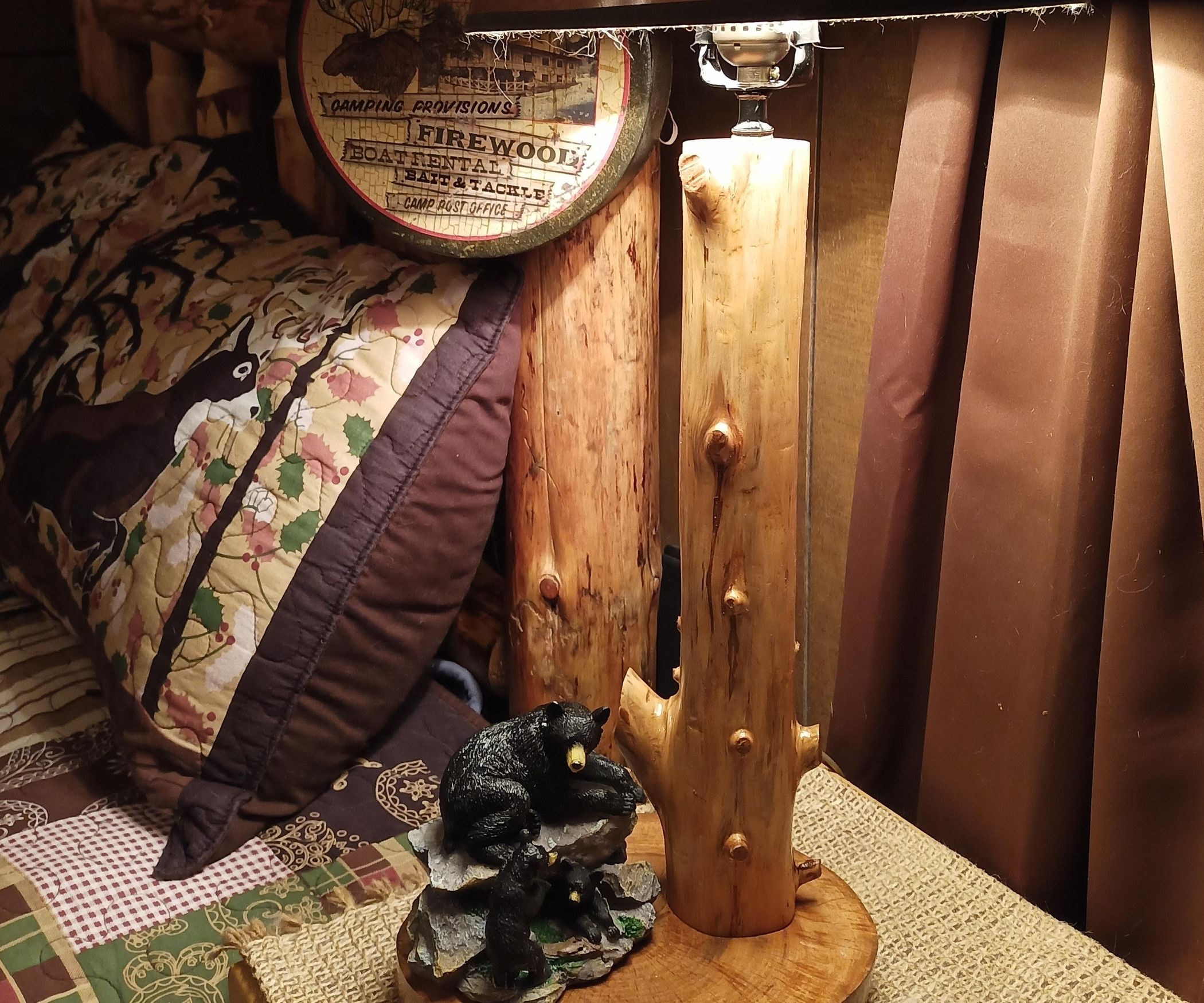 Rustic Log Lamp : 5 Steps (with Pictures) - Instructables