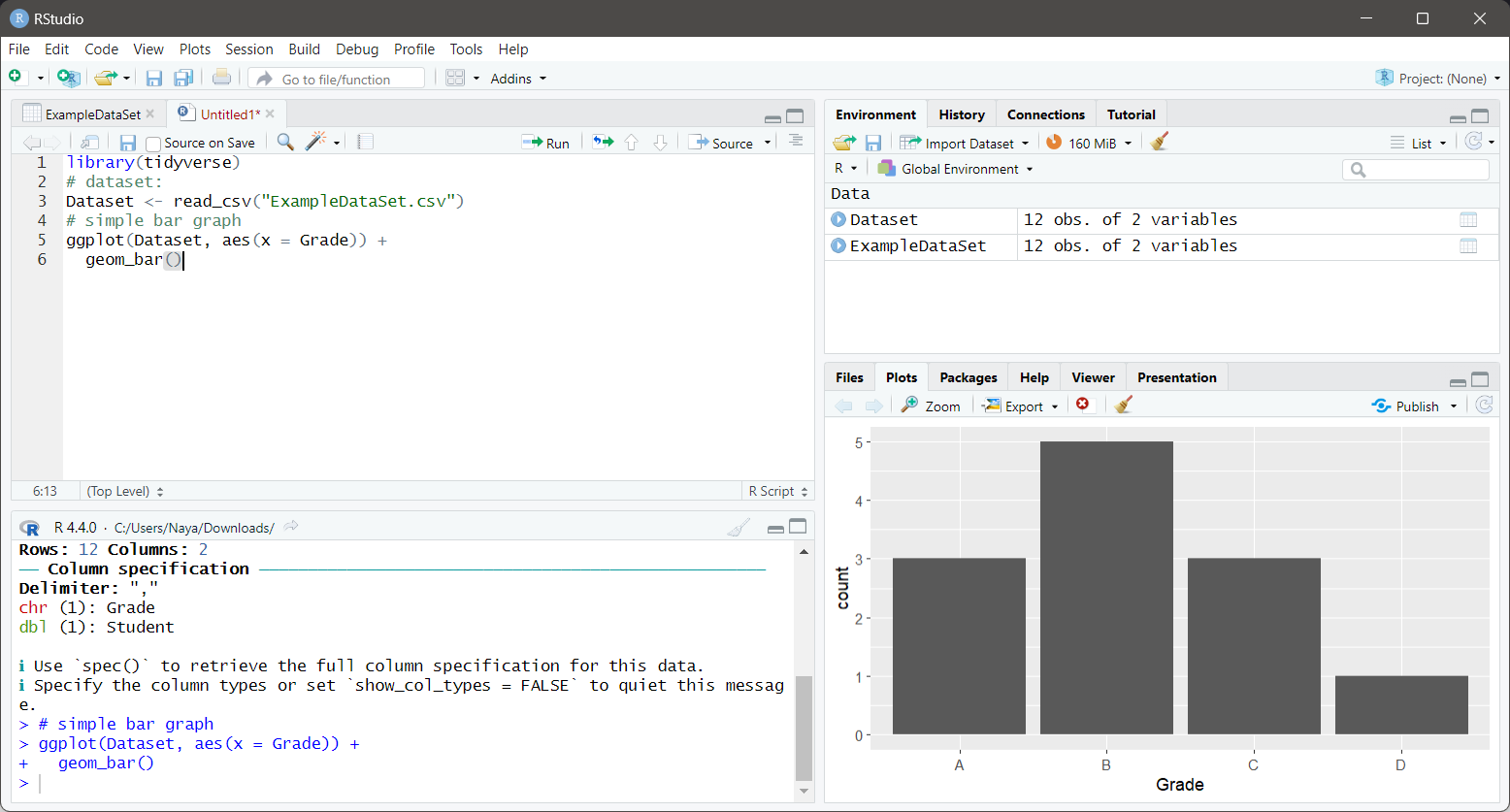 Make a Bar Graph in RStudio IDE! : 5 Steps - Instructables