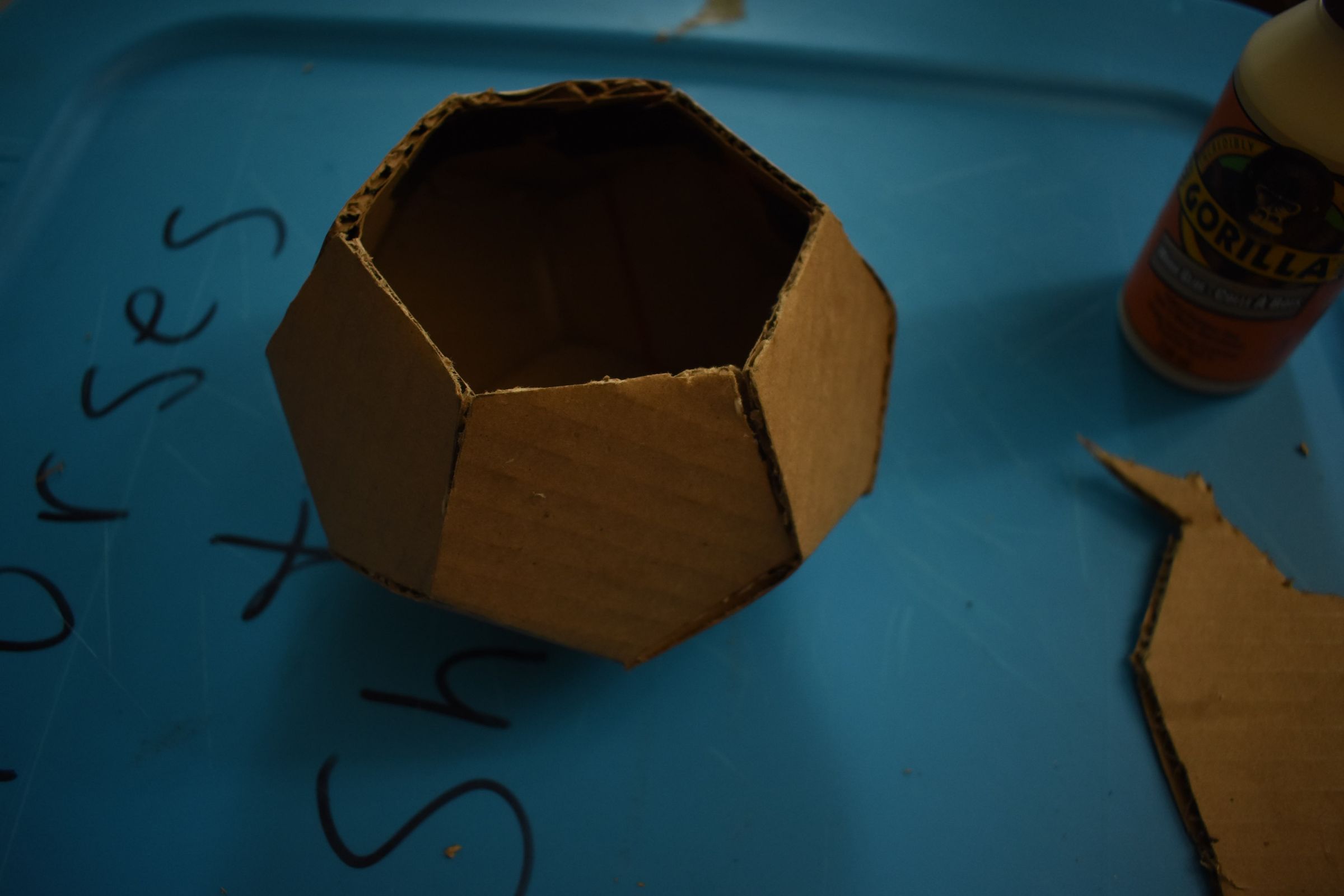 Modern Geometric [Cardboard] Planter : 8 Steps (with Pictures ...