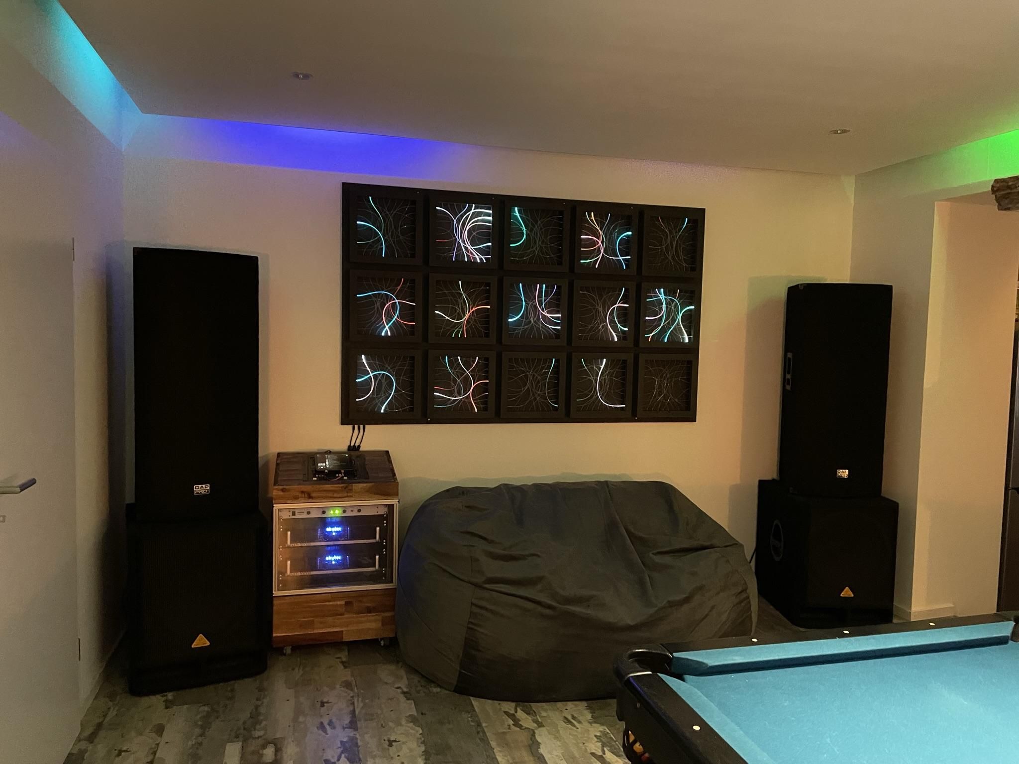 Fiber Optic and LEDs - a Wall Decoration : 6 Steps (with Pictures ...