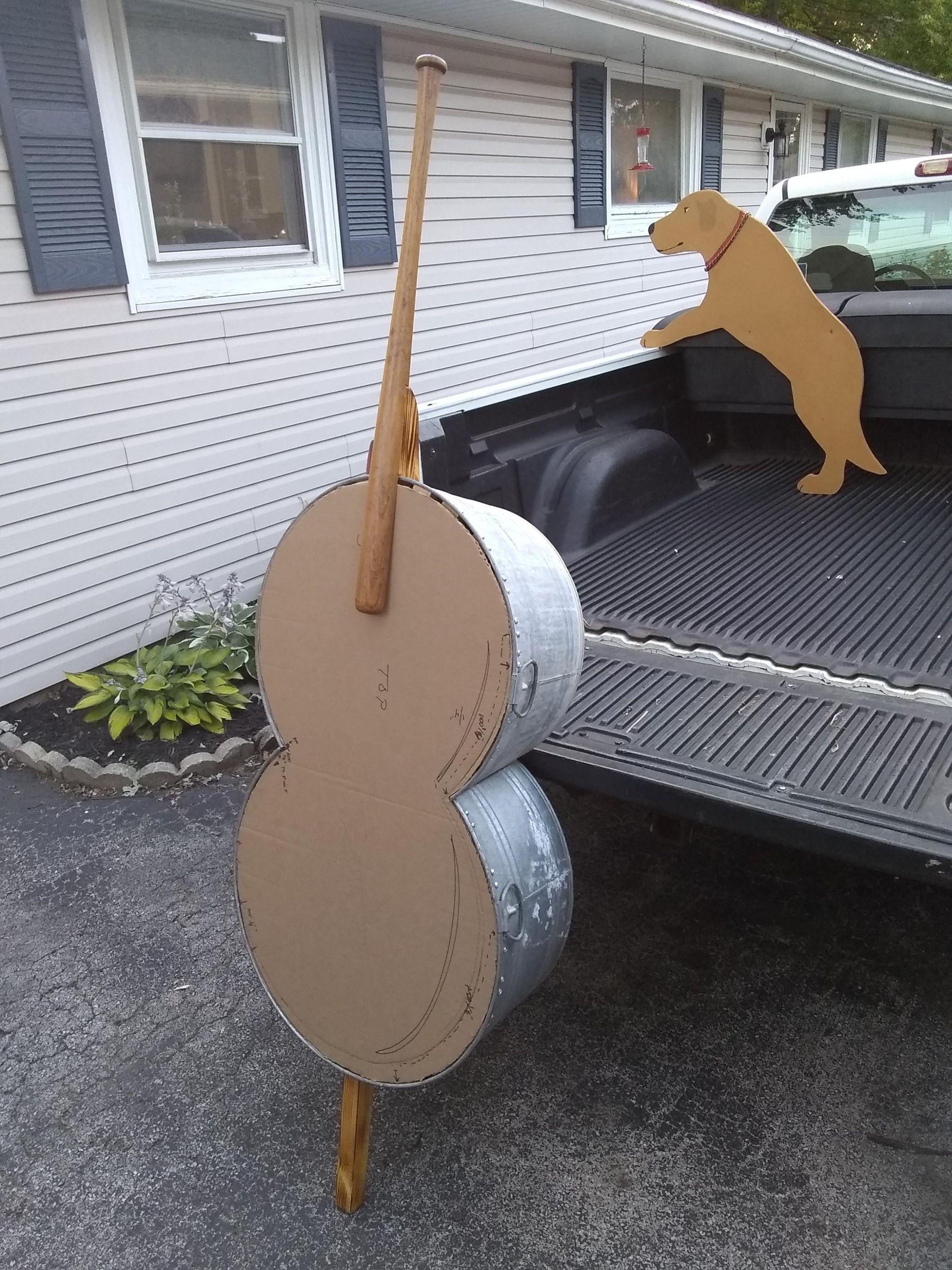 Single String Double Gutbucket : 8 Steps (with Pictures) - Instructables