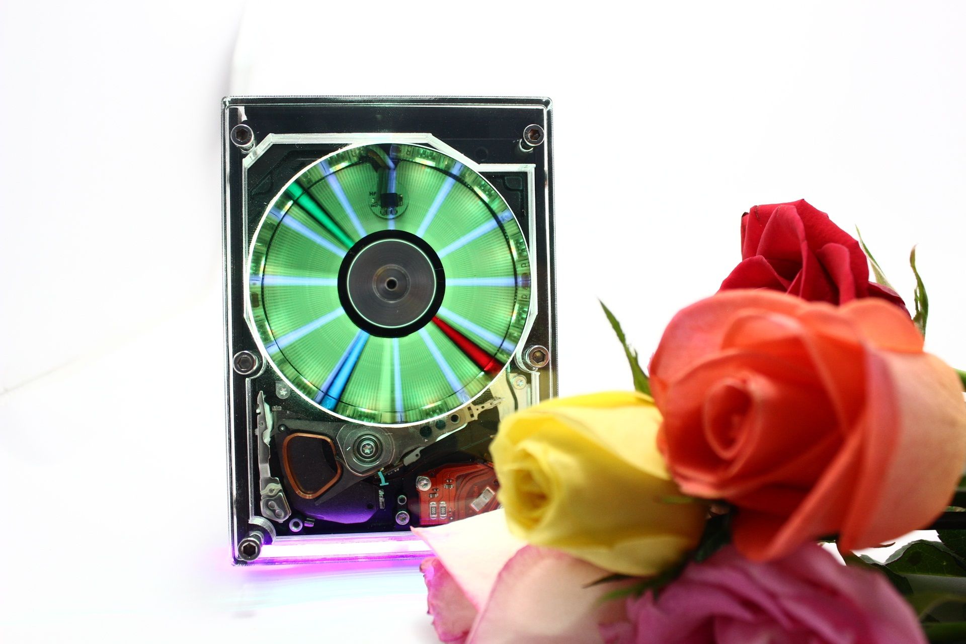 Recycled Hard Drive Clock - FuneLab : 26 Steps (with Pictures ...