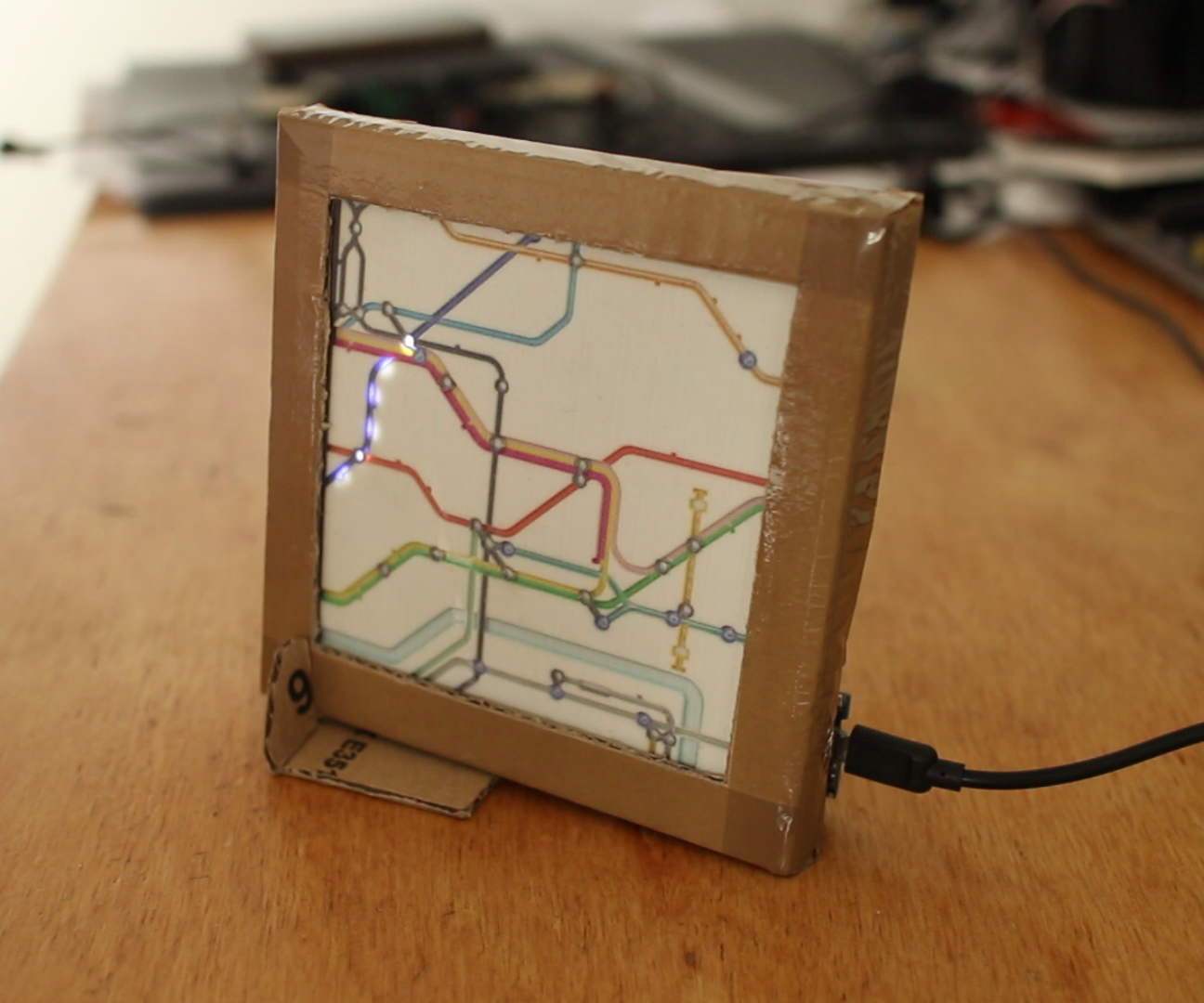 London Underground Map Clock : 9 Steps (with Pictures) - Instructables