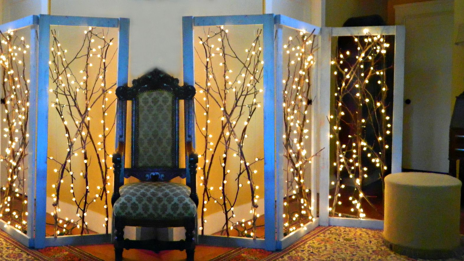 Twinkling Branches Room Divider : 5 Steps (with Pictures) - Instructables