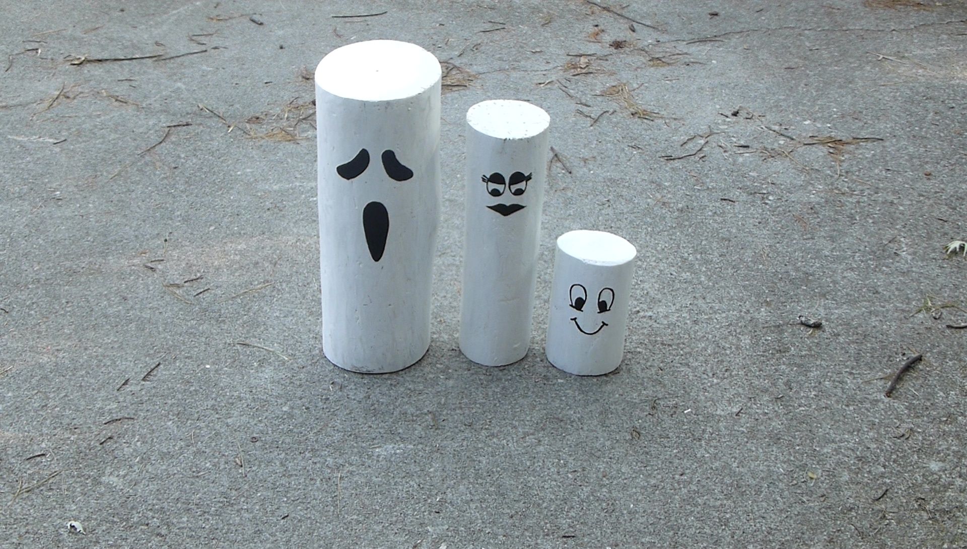 Ghost/Snowman Out of Logs, It's Reversible : 7 Steps (with Pictures ...