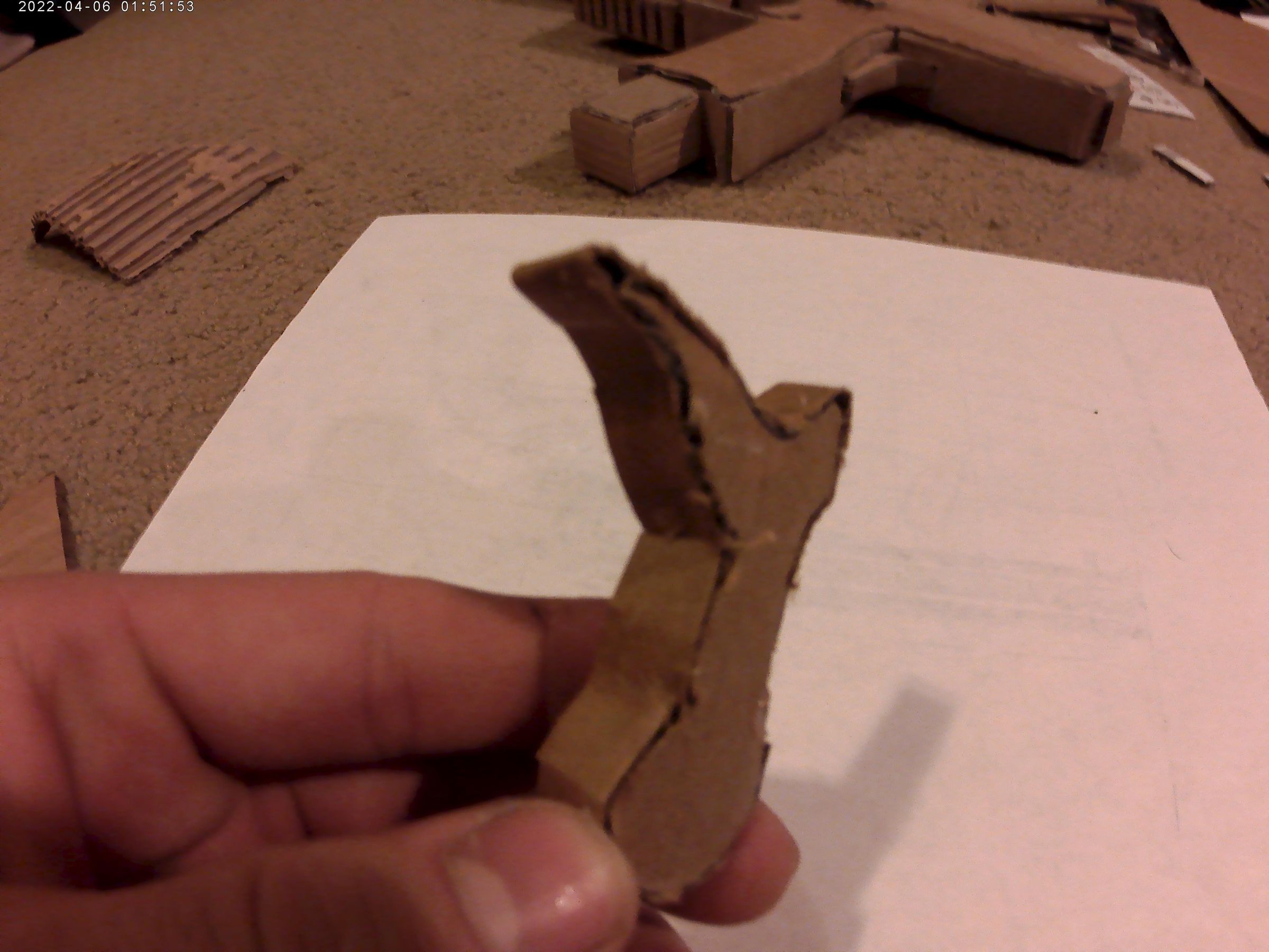 Cardboard SAA Colt .45 : 5 Steps - Instructables