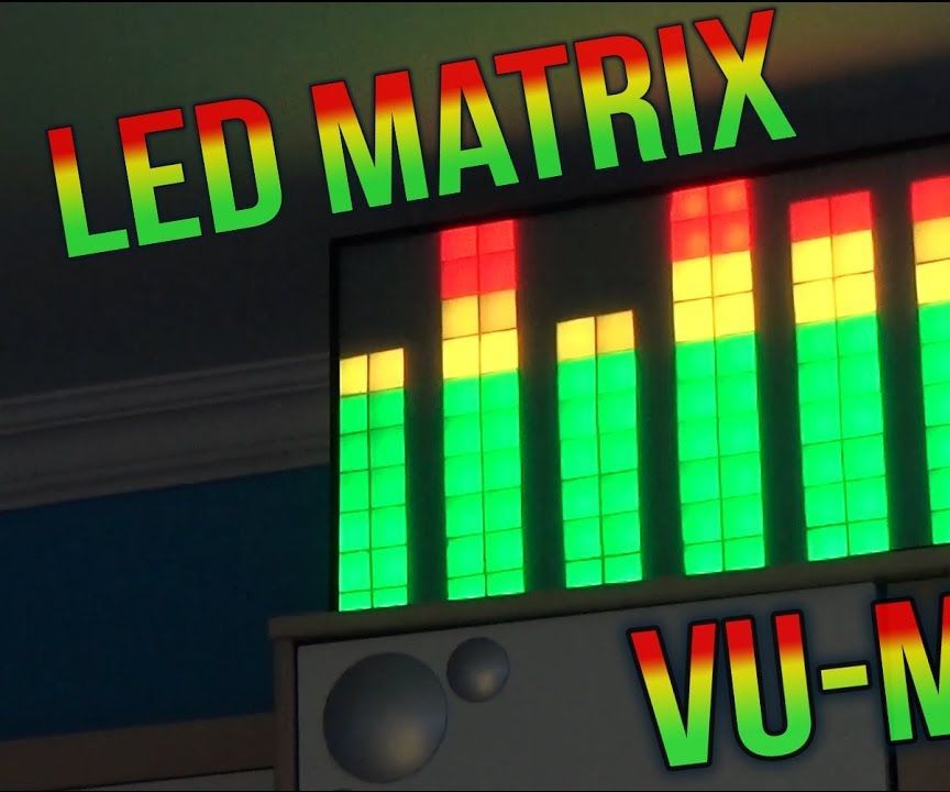 LED Matrix VU-Meter : 9 Steps (with Pictures) - Instructables