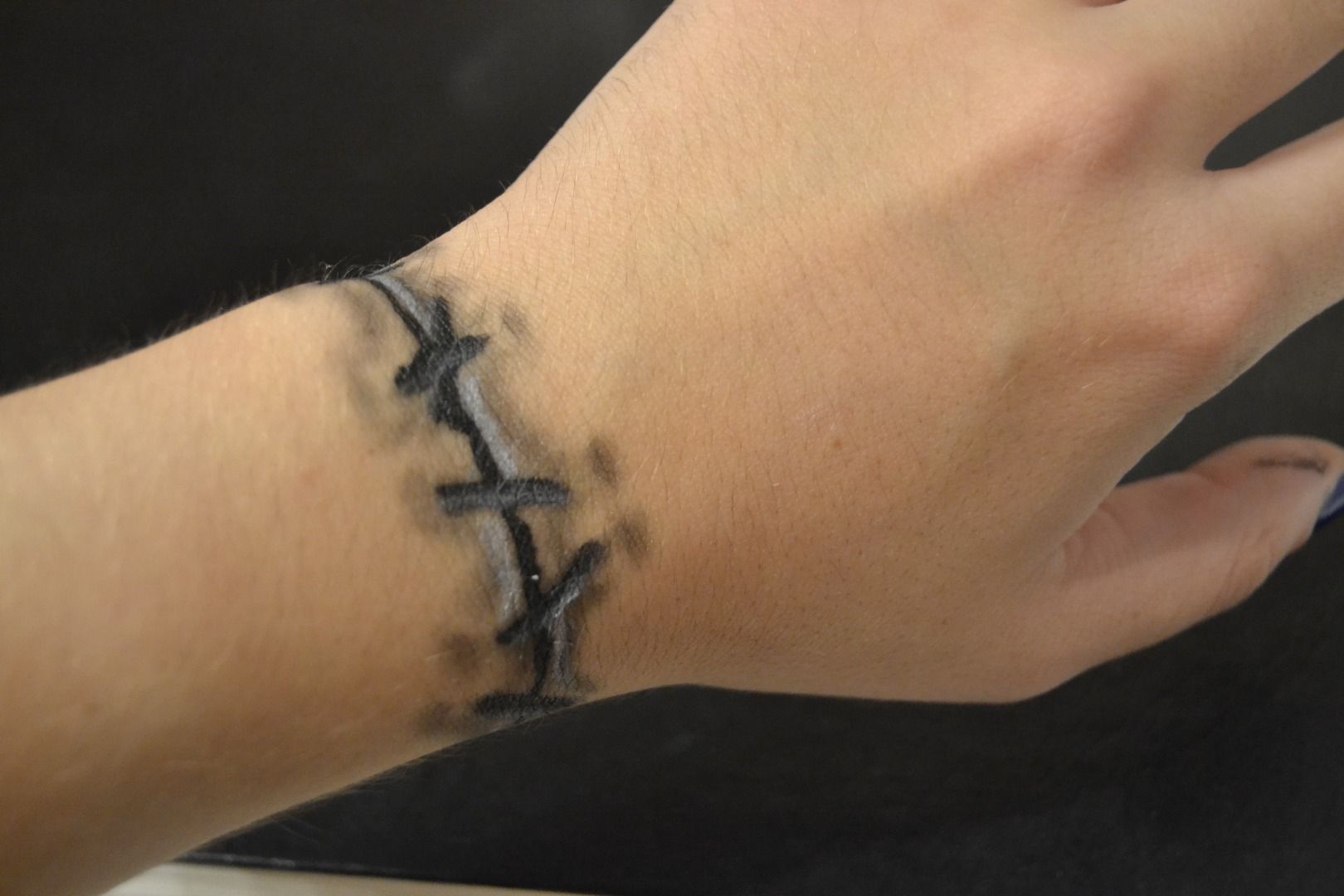 Fake Make Up Stitches : 9 Steps (with Pictures) - Instructables