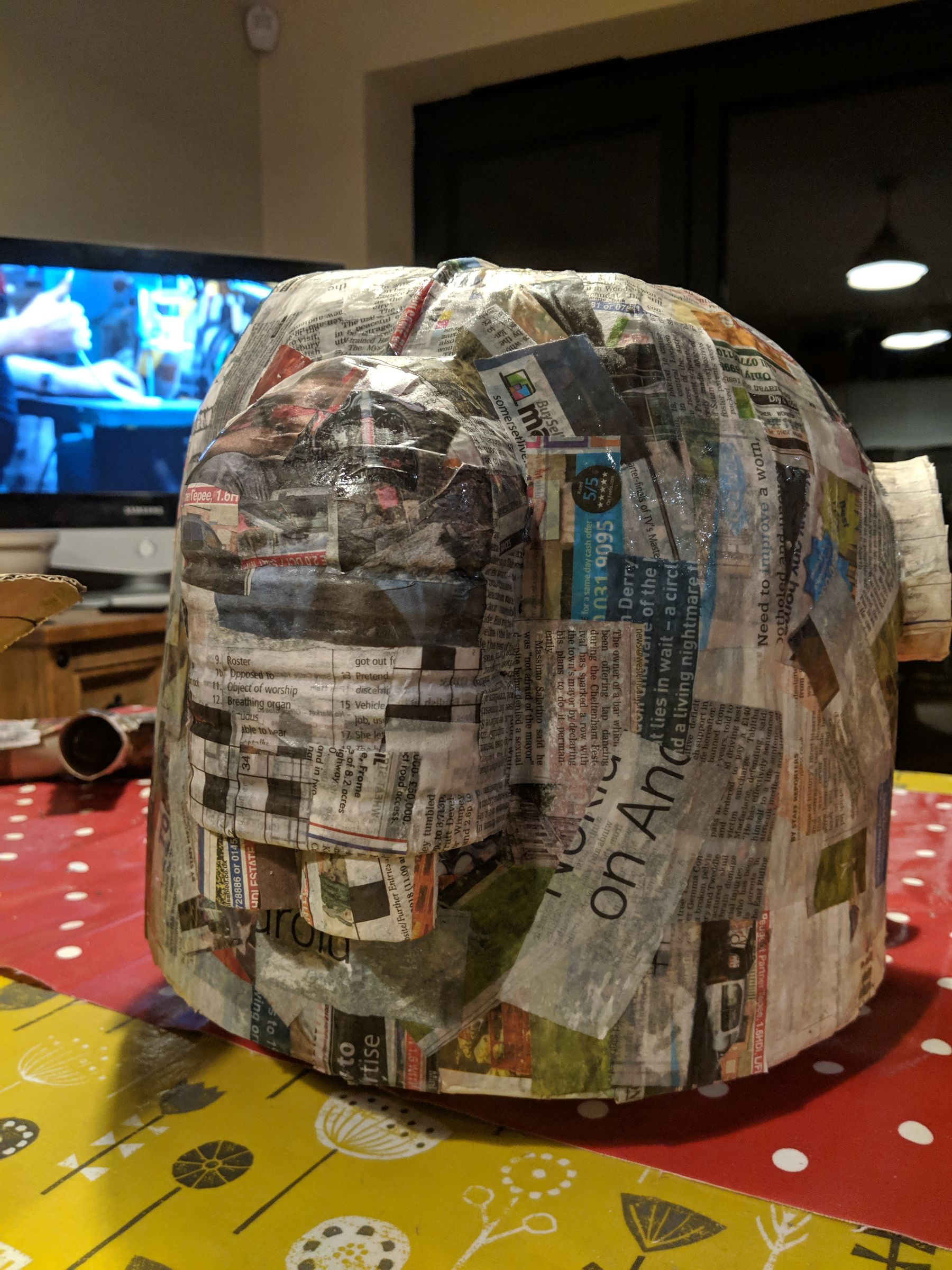 Recycled Power Armour Helmet : 19 Steps - Instructables