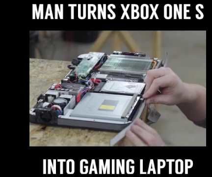 Man Turns Xbox One S Into Gaming Laptop - Instructables
