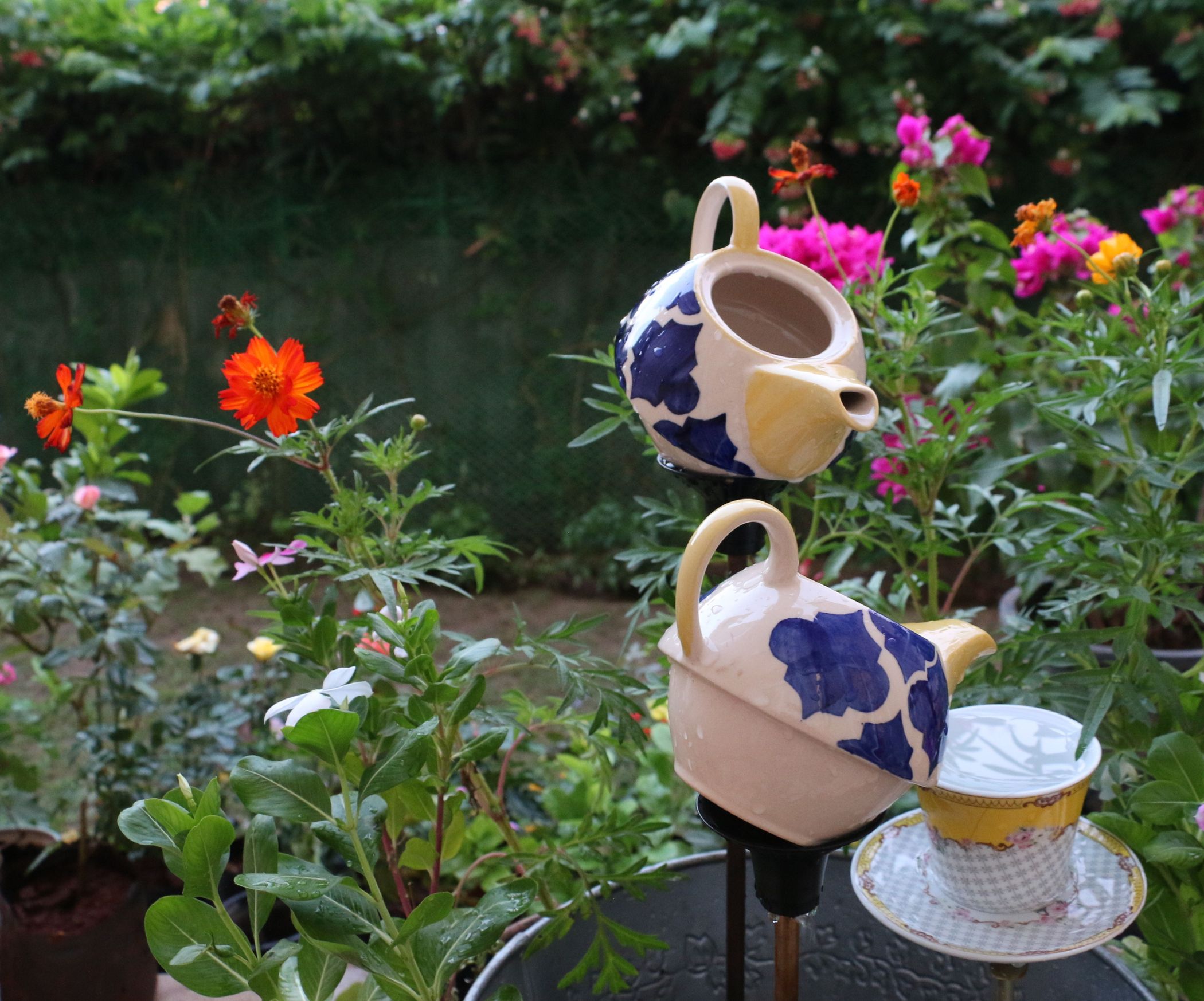 Tea Pot Fountain Planter : 4 Steps - Instructables