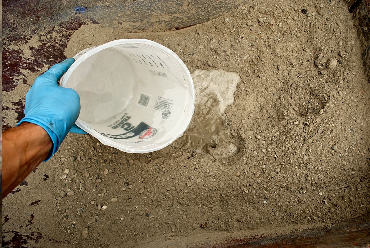 DIY CONCRETE:: How-To-Mix Concrete : 5 Steps - Instructables