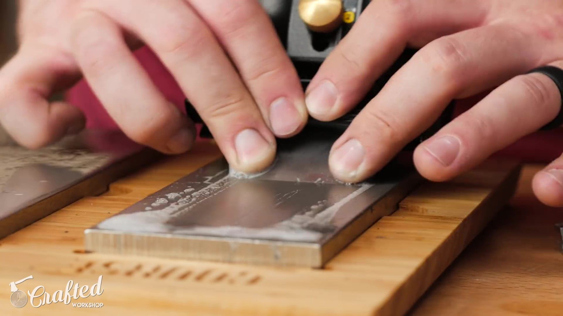 How I Sharpen Chisels and Plane Irons & My Sharpening Station ...