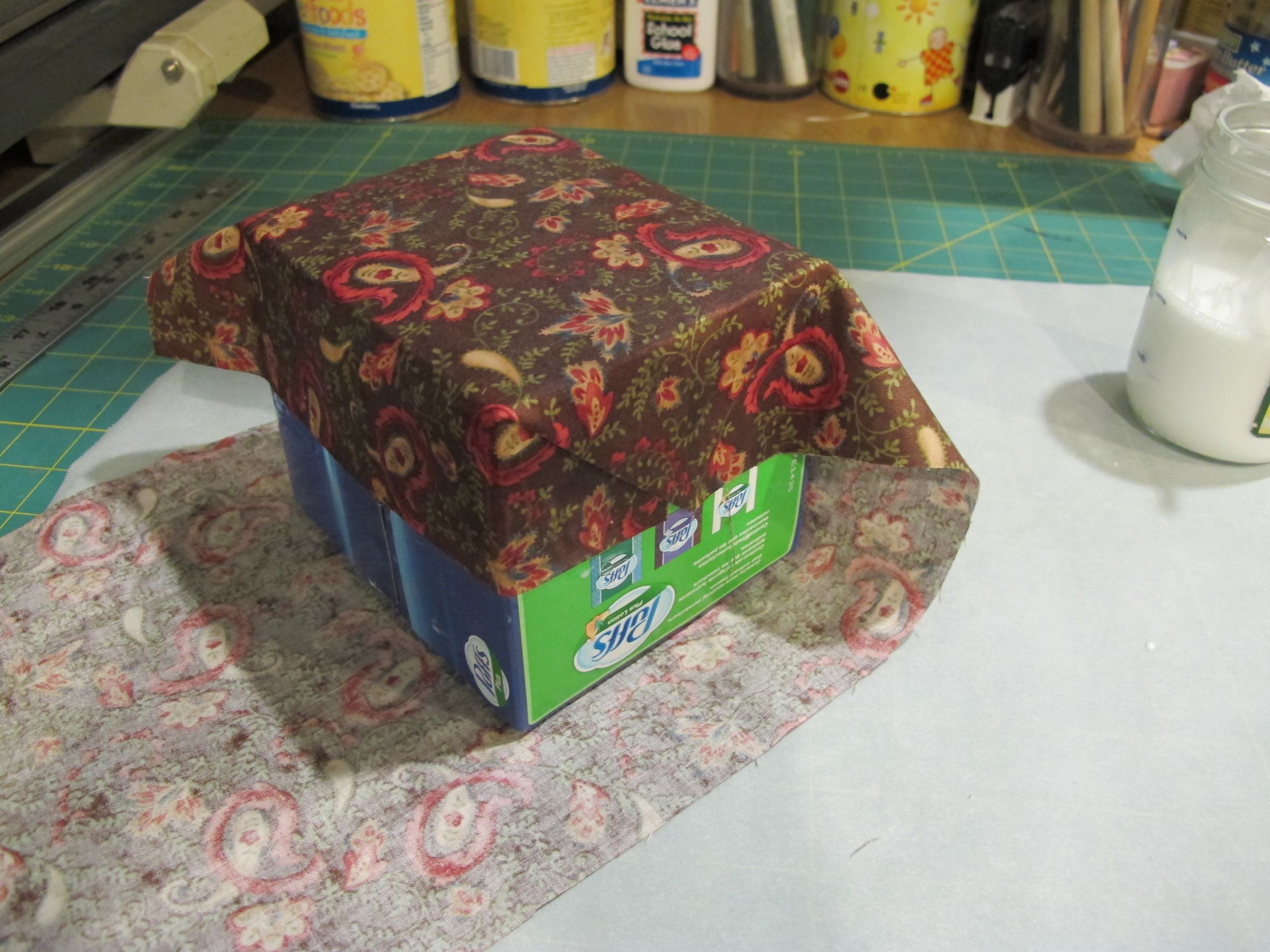 Make a Storage Bin by Upcycling a Tissue Box : 12 Steps - Instructables