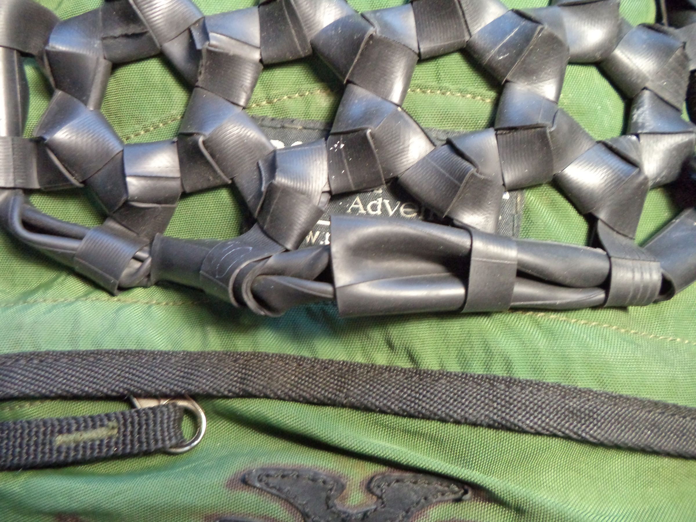 Backpack Cargo Net From Inner Tubes : 26 Steps (with Pictures ...