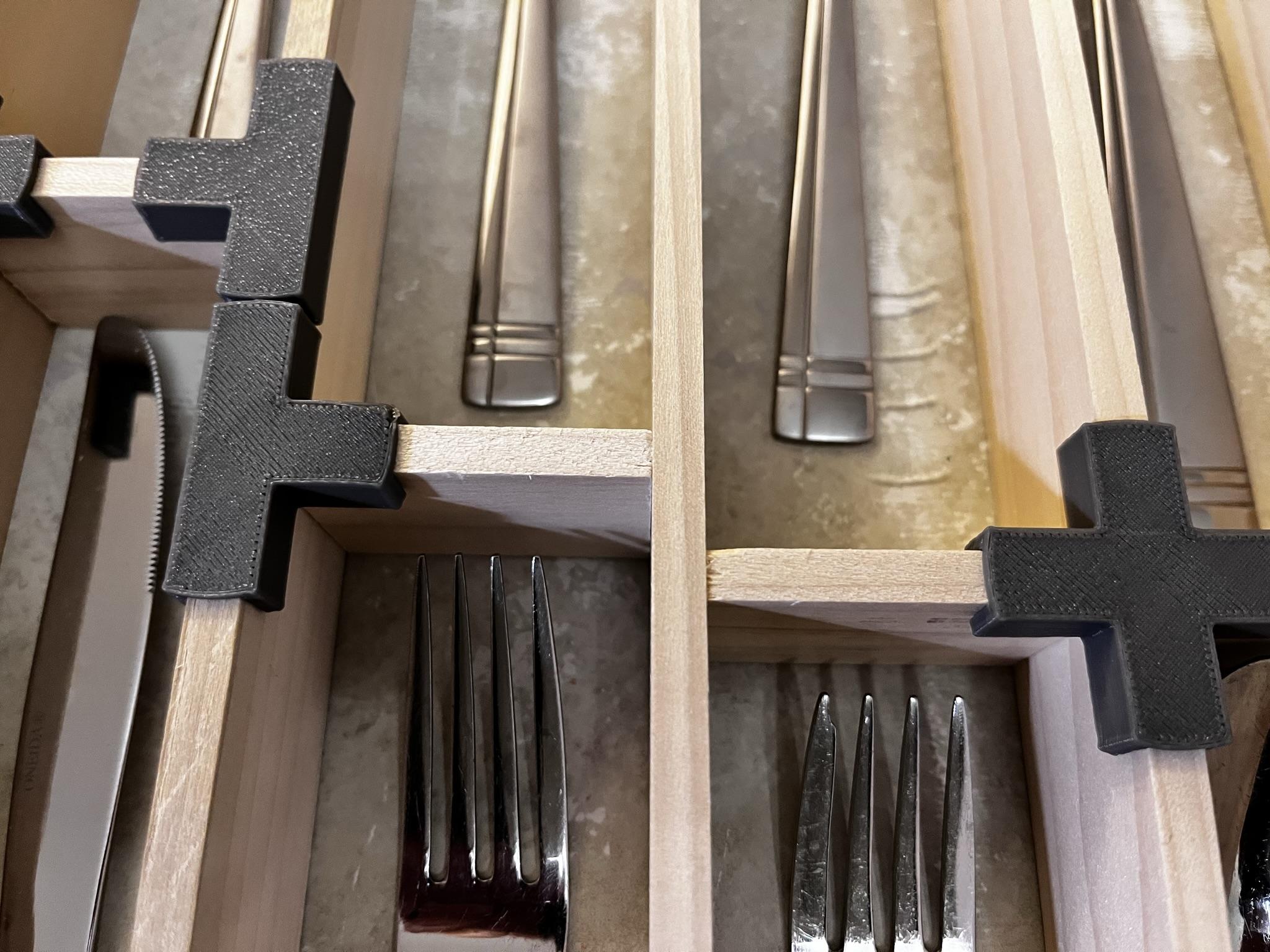 Drawer Organizer Using Quick Connectors! (Silverware, Utensil, or Junk ...